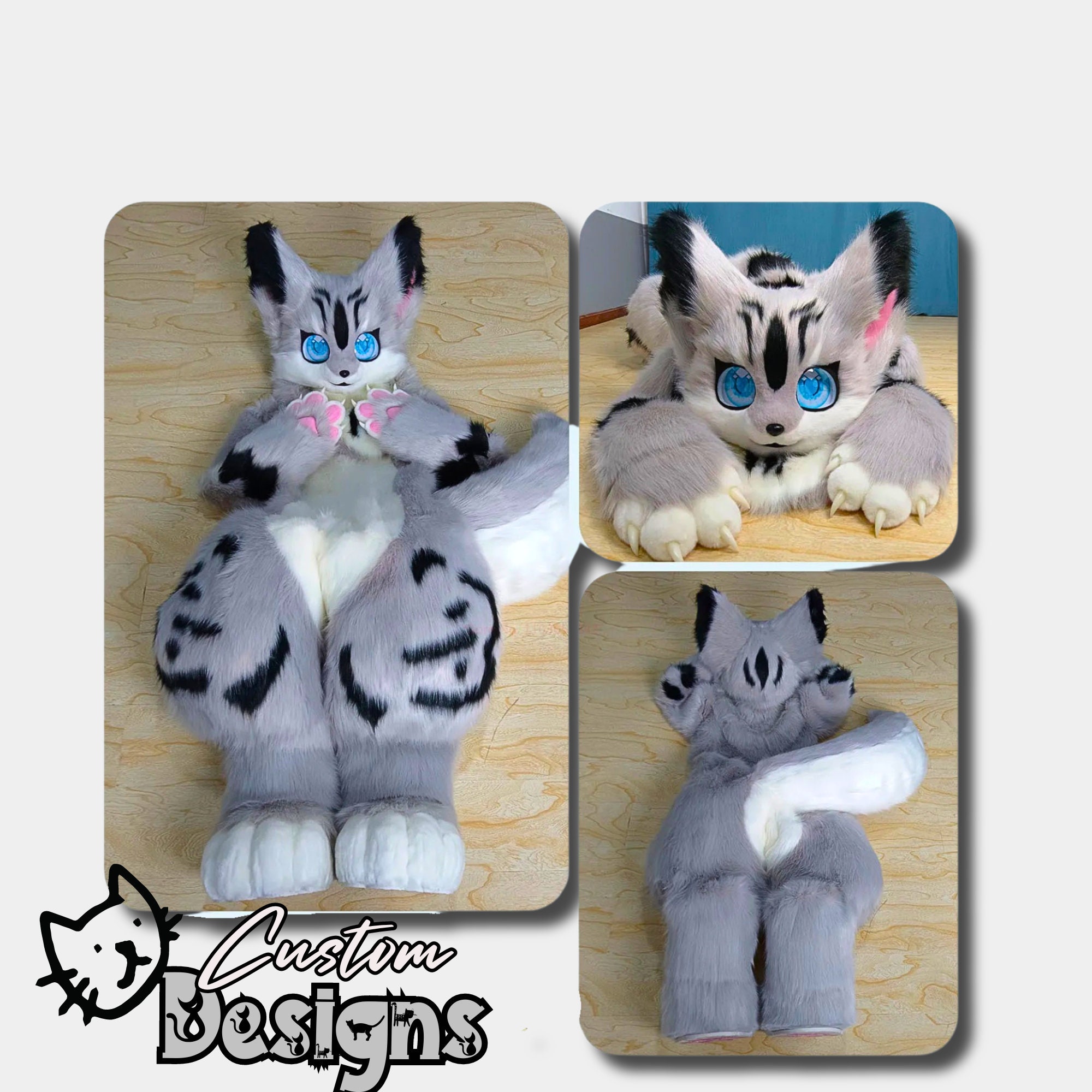 Fursuit, Custom Fursona, Full Personalized Fursuit Maker, Faux Fur, Kemono Commission, Persona ...