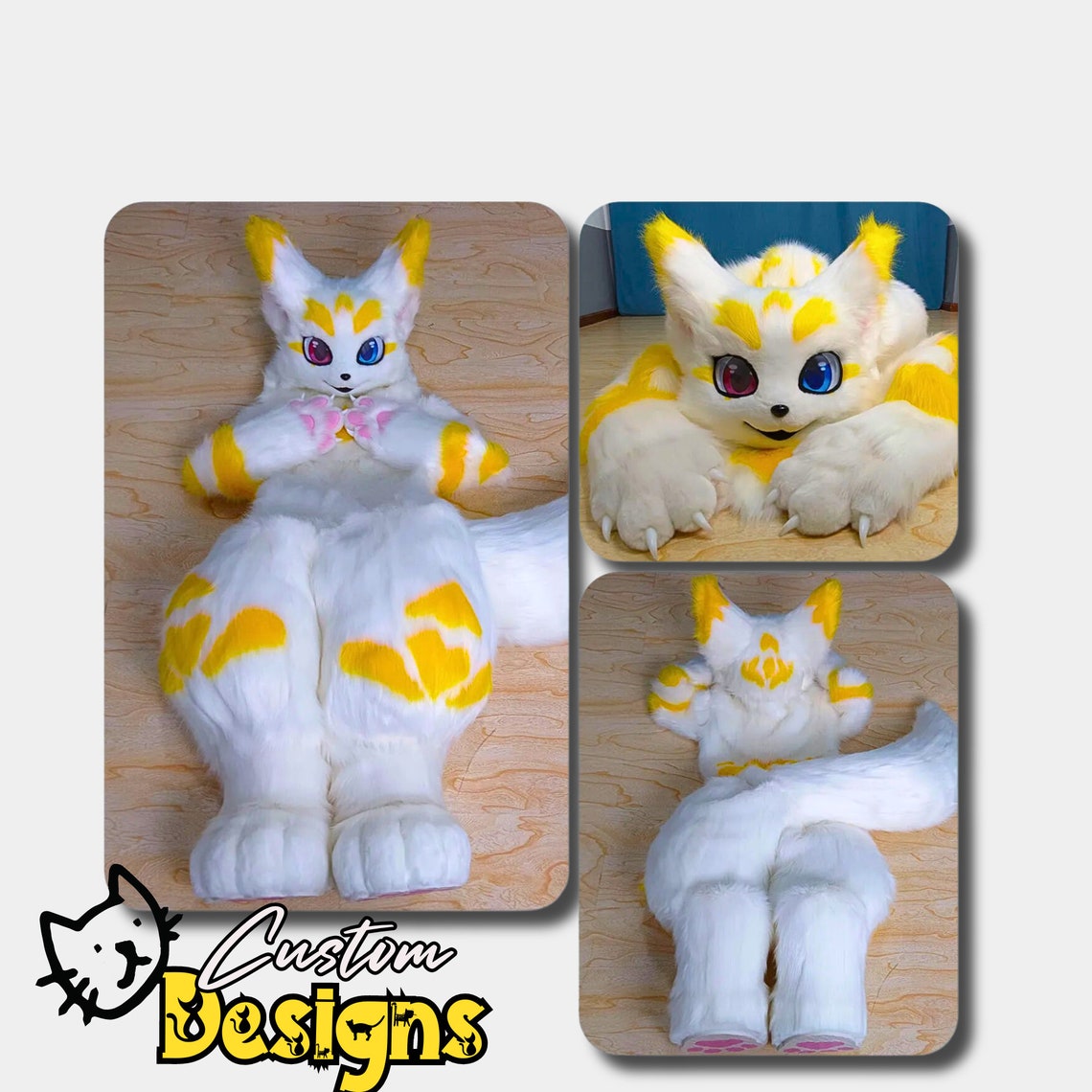 Fursuit, Custom Fursona, Full Personalized Fursuit Maker, Faux Fur, Kemono Commission, Persona ...