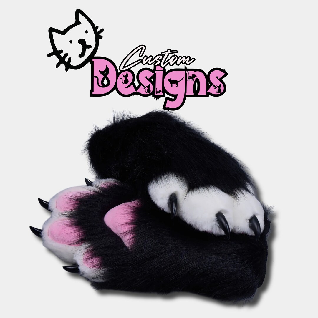 Custom Hand Paws, Colors, Fursuit Cheap Cat Paws, Kitten Gloves,custom ...