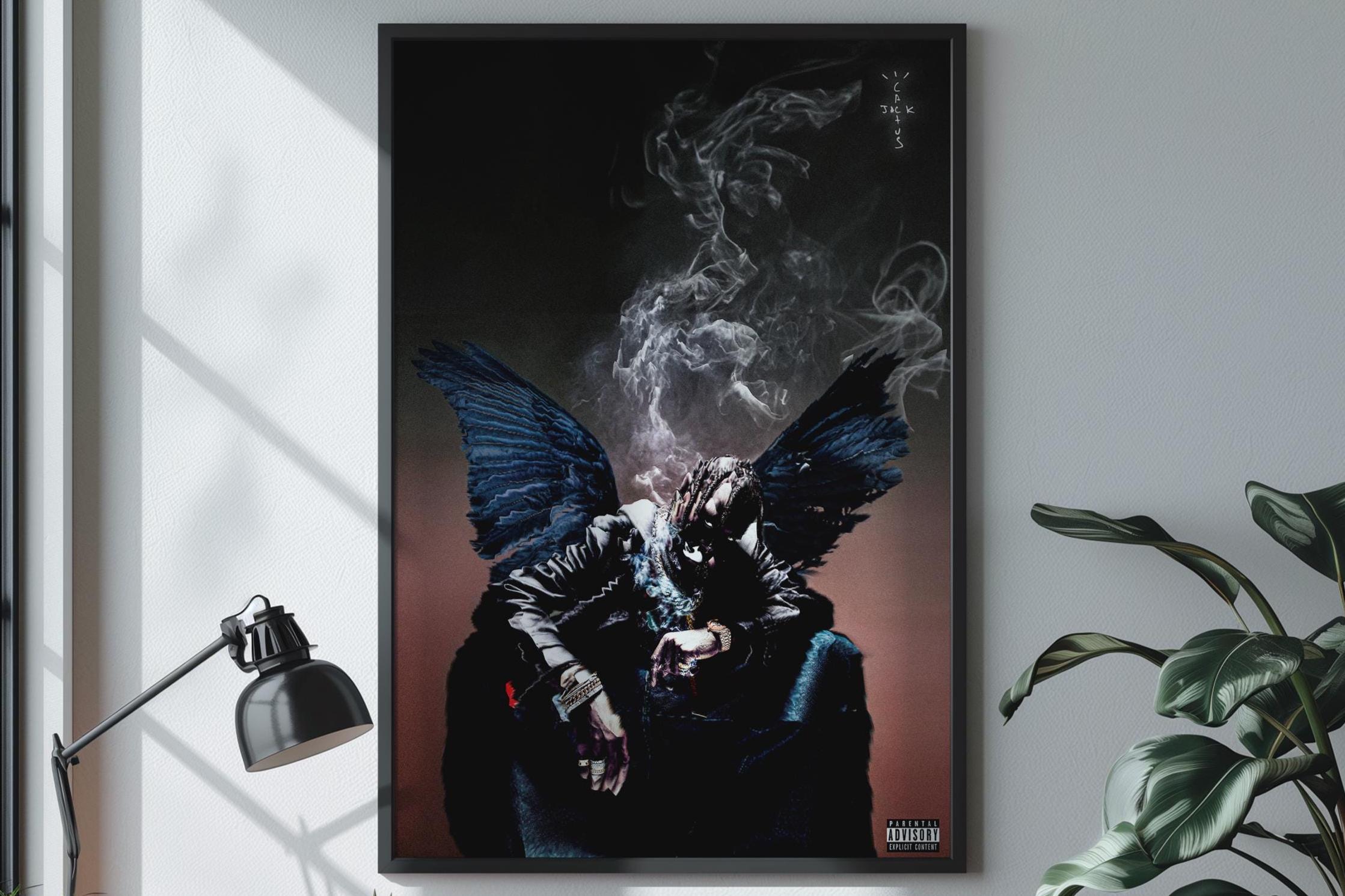 Travis Scott Album Cover Poster, INSTANT DOWNLOAD, Cactus Jack, Gift ...