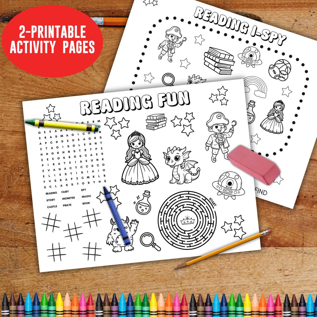 Reading Kid Coloring Sheet, Digital Download Book Fair Activity, School ...