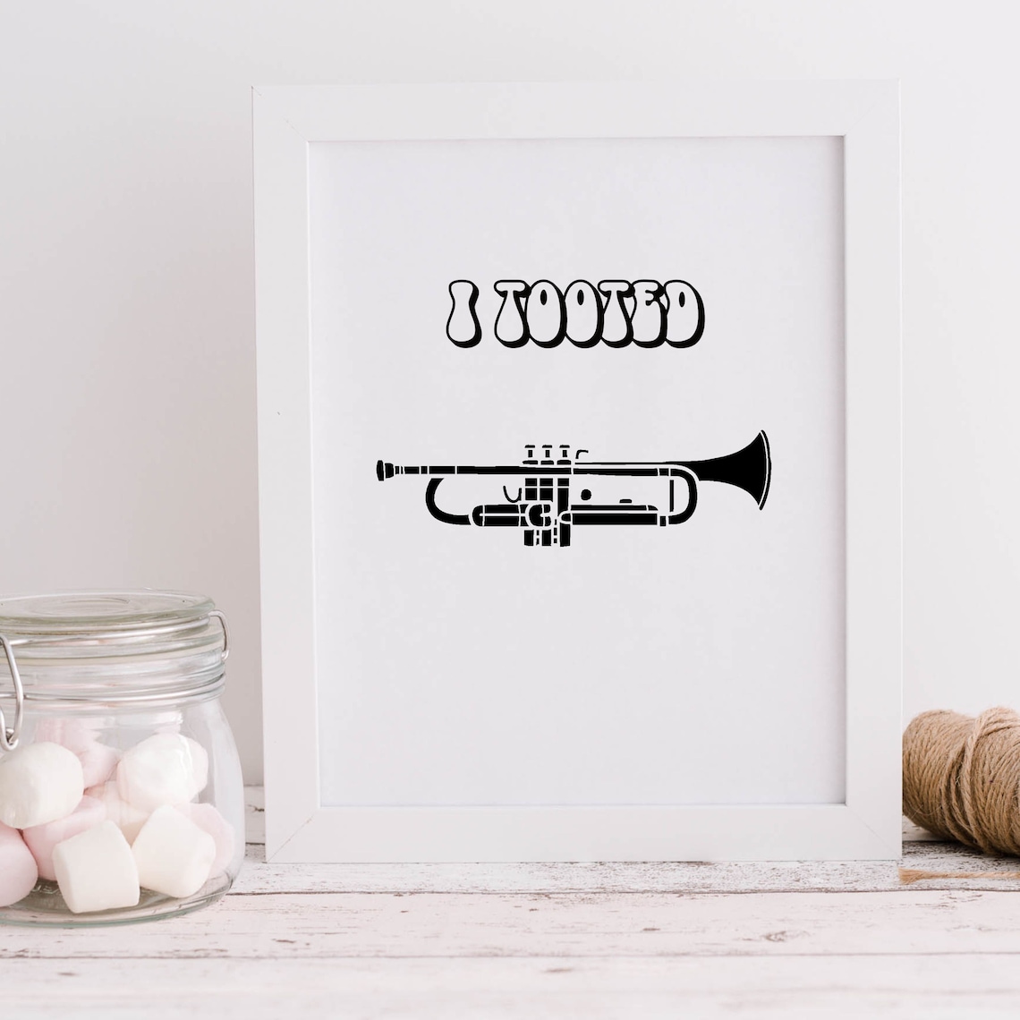 Funny TRUMPET Lover PRINTABLE Digital Wall, Art Music Teacher Class ...