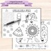 2 Summer Coloring Activity Placemat, Printable Summer Kids Games Gift ...
