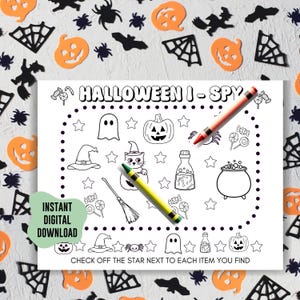 Halloween Kid Coloring Sheet, Party Digital Download Fall Candy ...