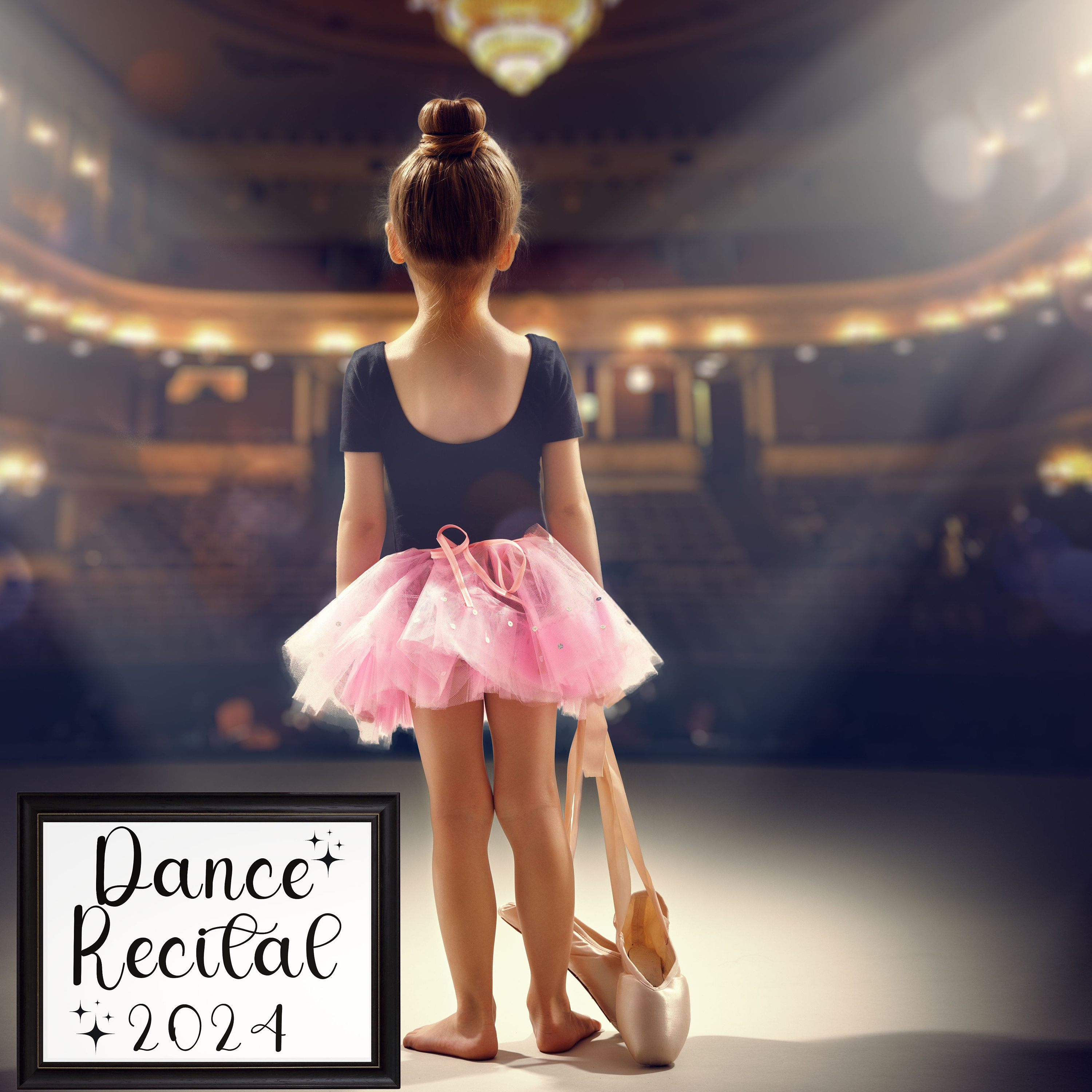 Dancer Recital 2024 Kid Photo Prop Sign, Dancer PRINTABLE Digital Sign ...