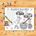Digital Car Dealership Auto Body Shop Activity Sheet, Kid Waiting Room ...