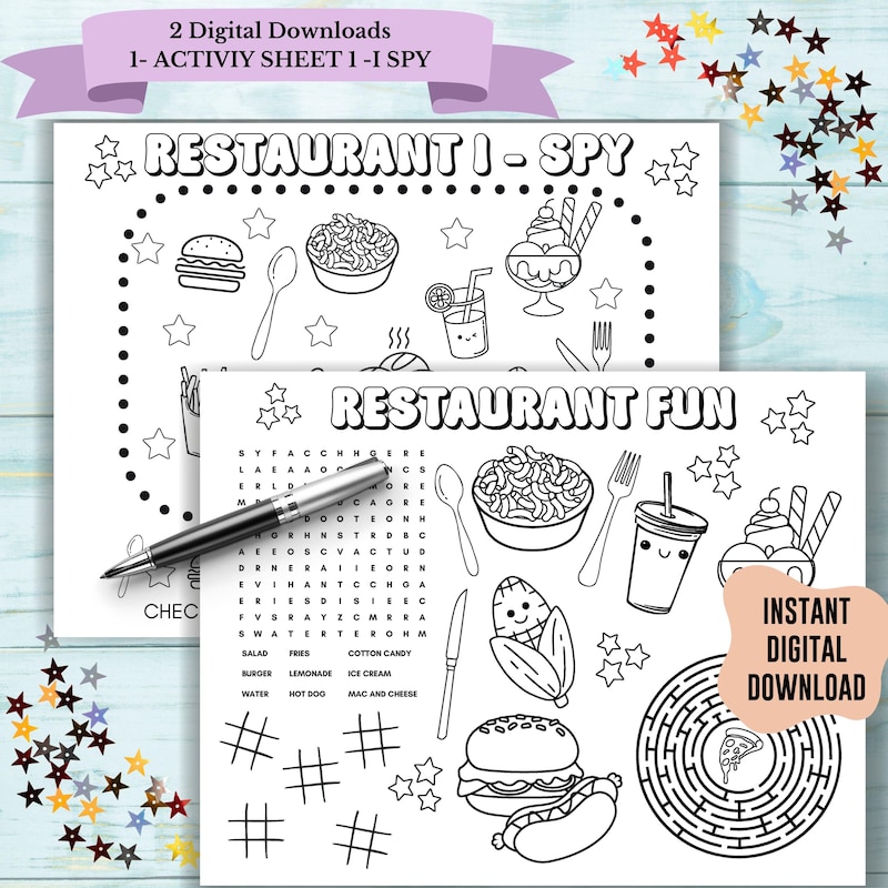 Puzzle Restaurant Puzzle - Etsy