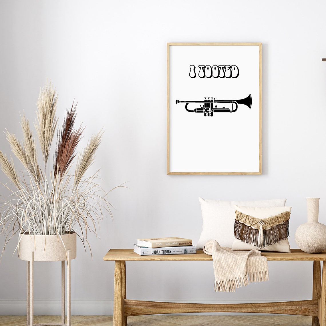 Funny TRUMPET Lover PRINTABLE Digital Wall, Art Music Teacher Class ...