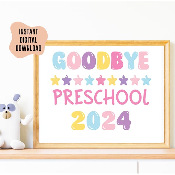 Preschool Goodbye - Etsy