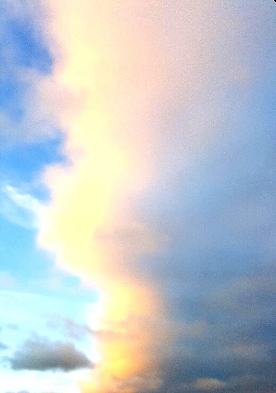 Blue Sky and Clouds in Vertical Line - Etsy