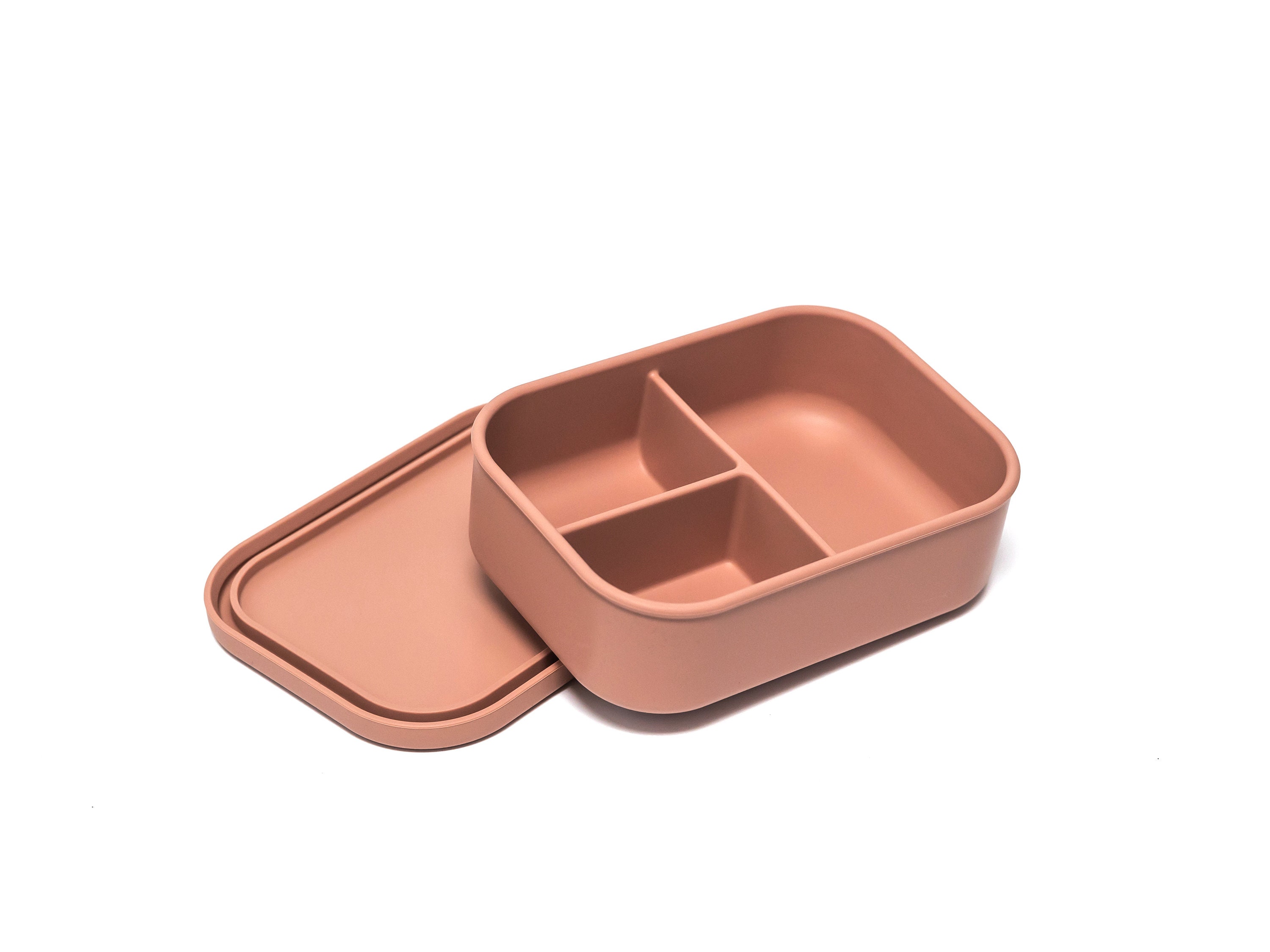 CLEARANCE SALE Silicone Bento Box 3 Compartment 100% Food-grade ...