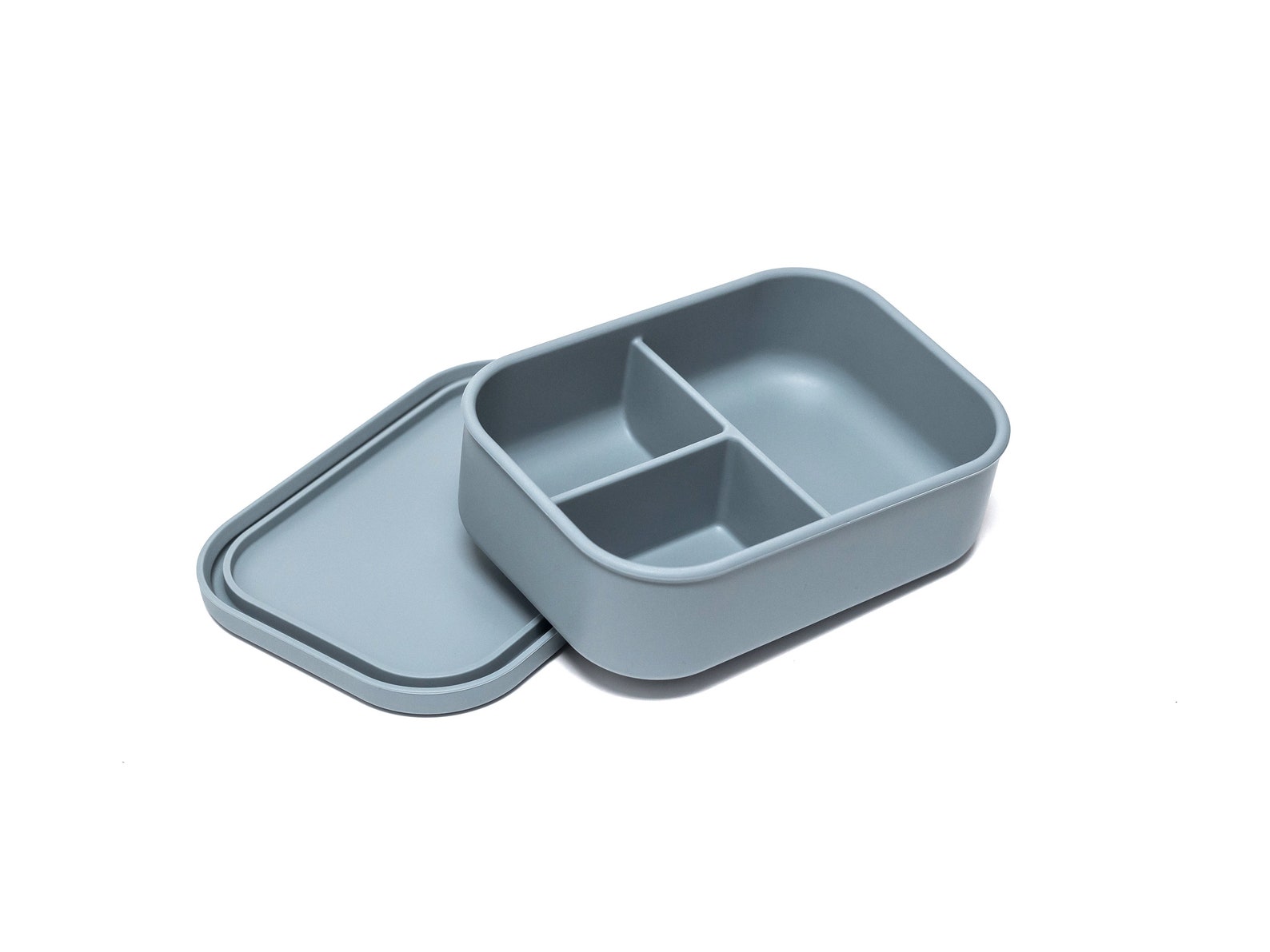 CLEARANCE SALE Silicone Bento Box 3 Compartment 100% Food-grade ...