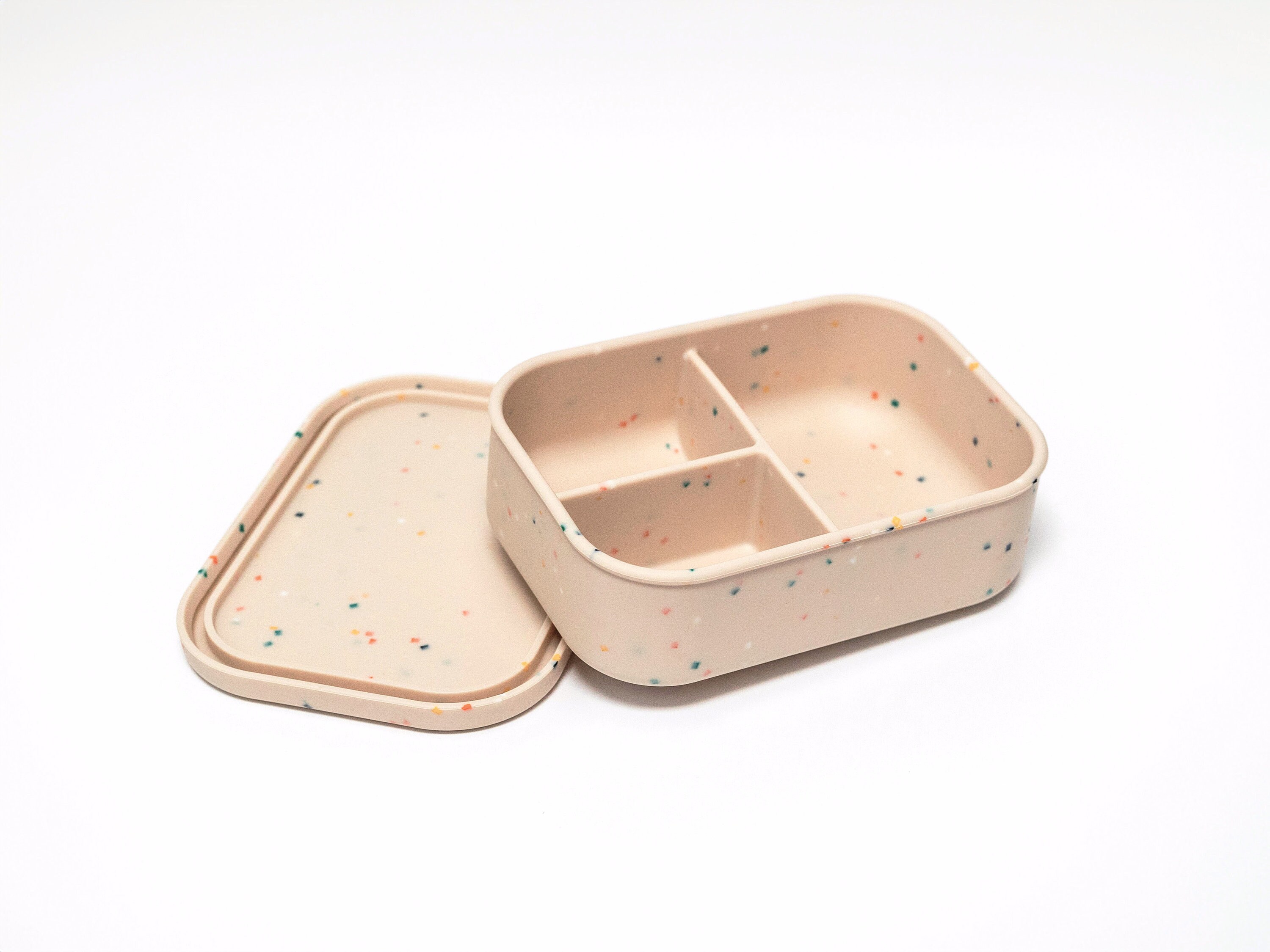 CLEARANCE SALE Silicone Bento Box 3 Compartment 100% Food-grade ...