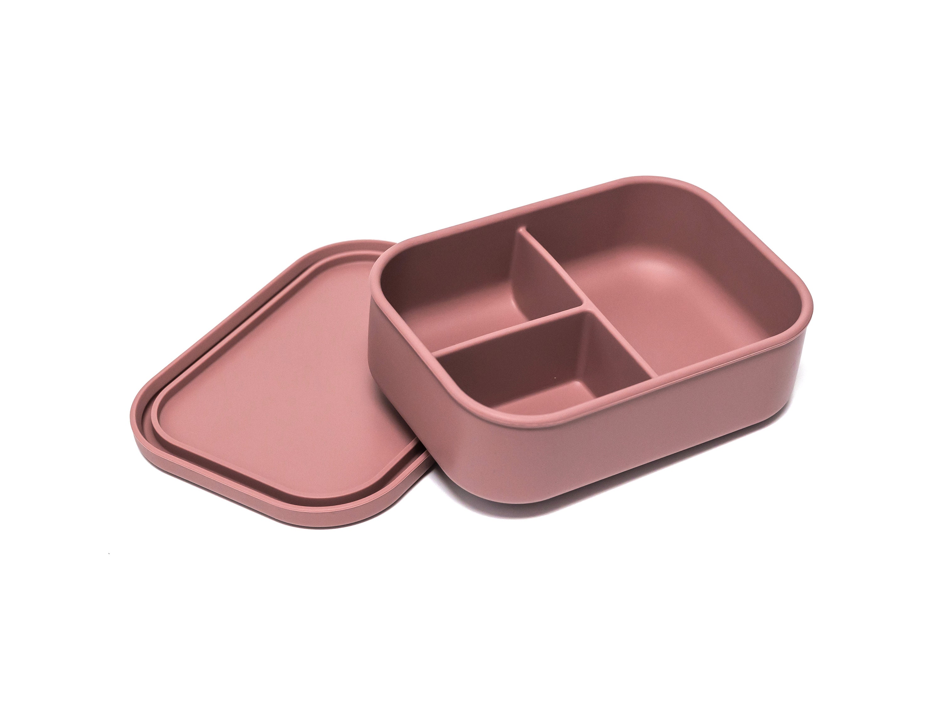 CLEARANCE SALE Silicone Bento Box 3 Compartment 100% Food-grade ...