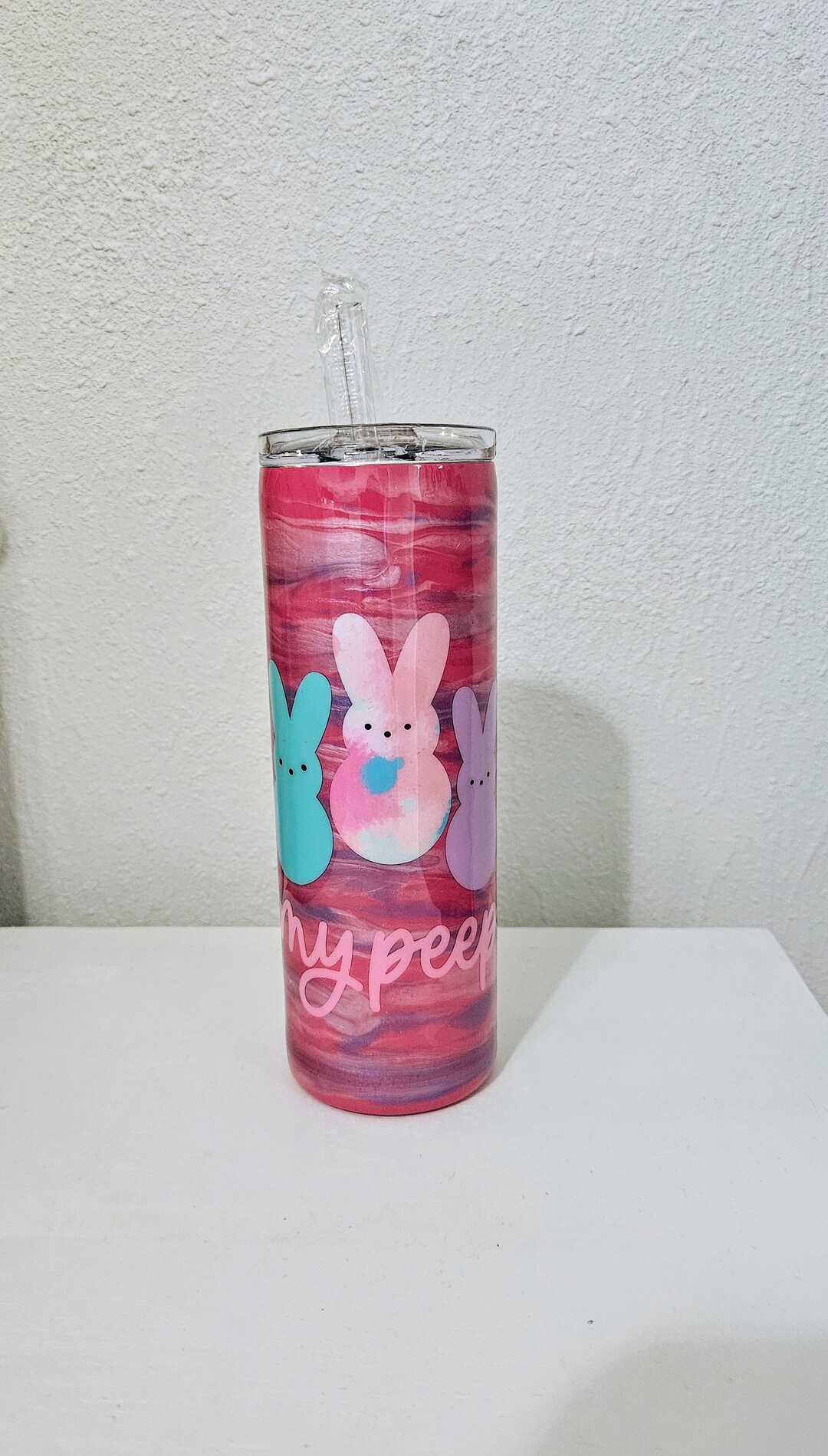 Peeps Tumbler Cup for Easter or Spring. Keeps a 20 Oz. Drink Cold for ...