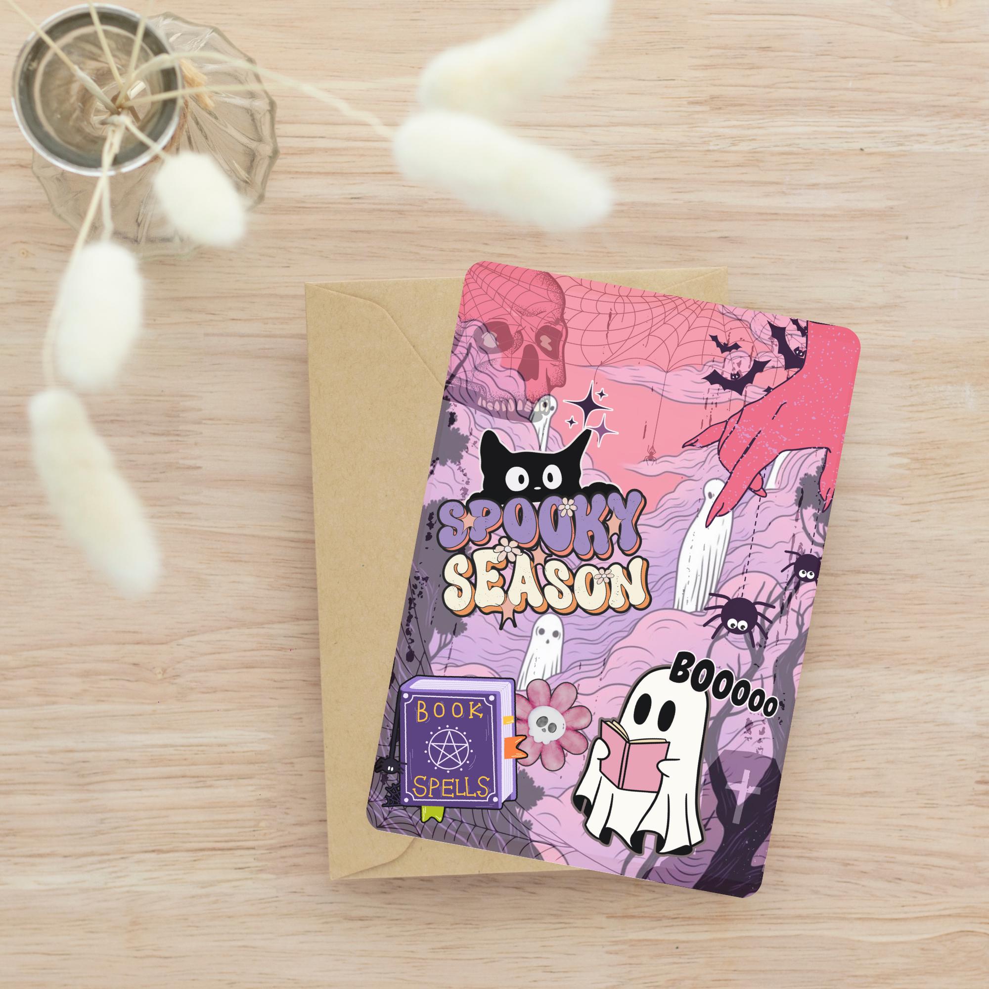 SPOOKY VIBES Kindle Insert for Kindle Paperwhite and Basic, Purple ...