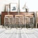 Queen Bee Glass Cup, Gifted Cup, Glass Can, Icedcoffee Glass Cup ...