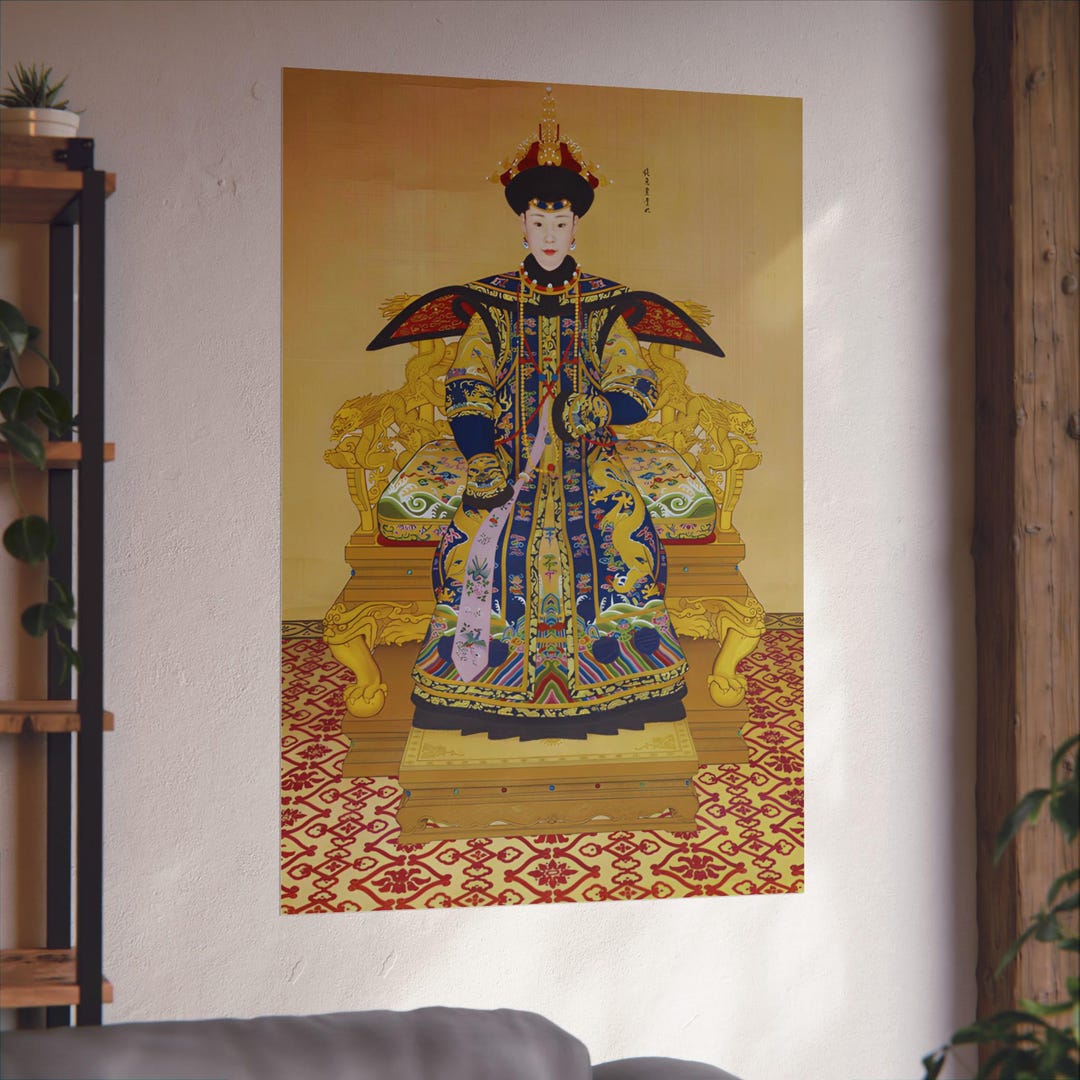 Portrait of Consort Chunhui (1760) Poster, Chinese Art, Fine Art Poster ...