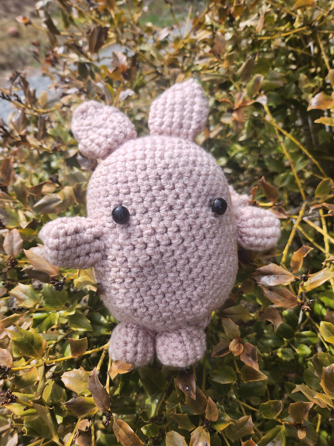 MARKED DOWN Cryptid Crochet Plush - Mothman (baby Pink) - Etsy