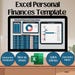 Excel Personal Finances Tracker | Template | Customizable | Interactive ...