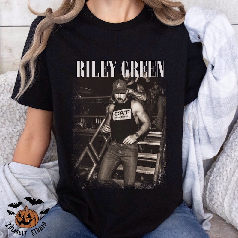 Riley Green Tee, Concert Shirt, Diesel Power, Duckman, Nashville PNG ...