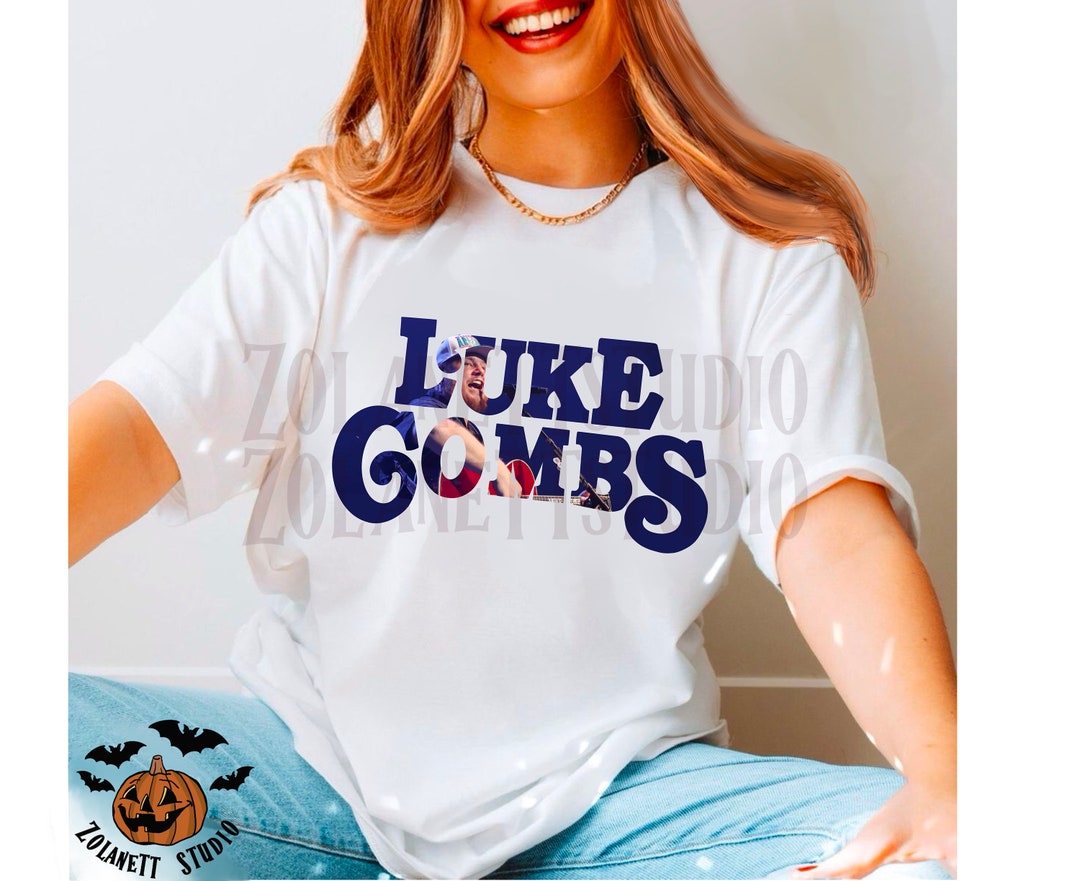 Luke Combs Tee, Distressed Had Some Help, Growin up and Getting Old ...