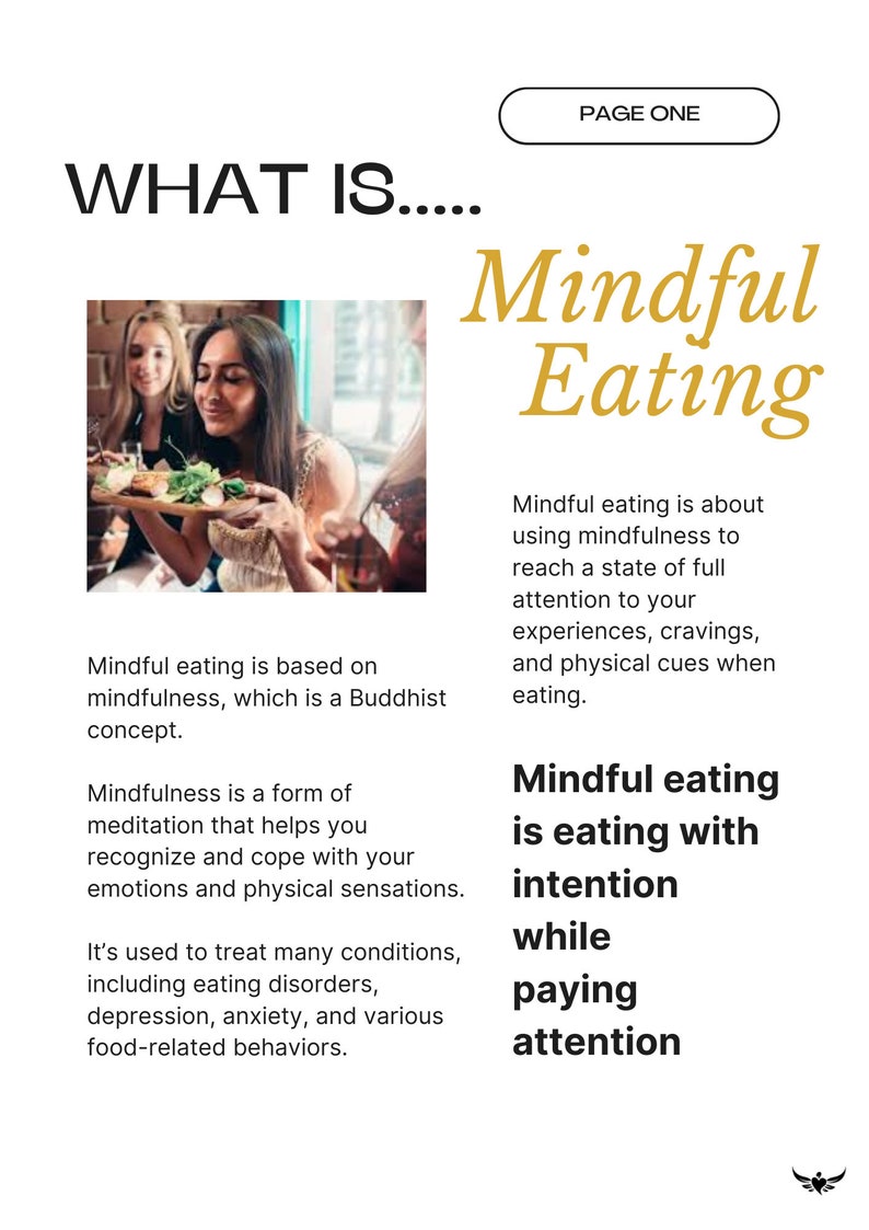 Guide to Mindful Eating-ebook - Etsy