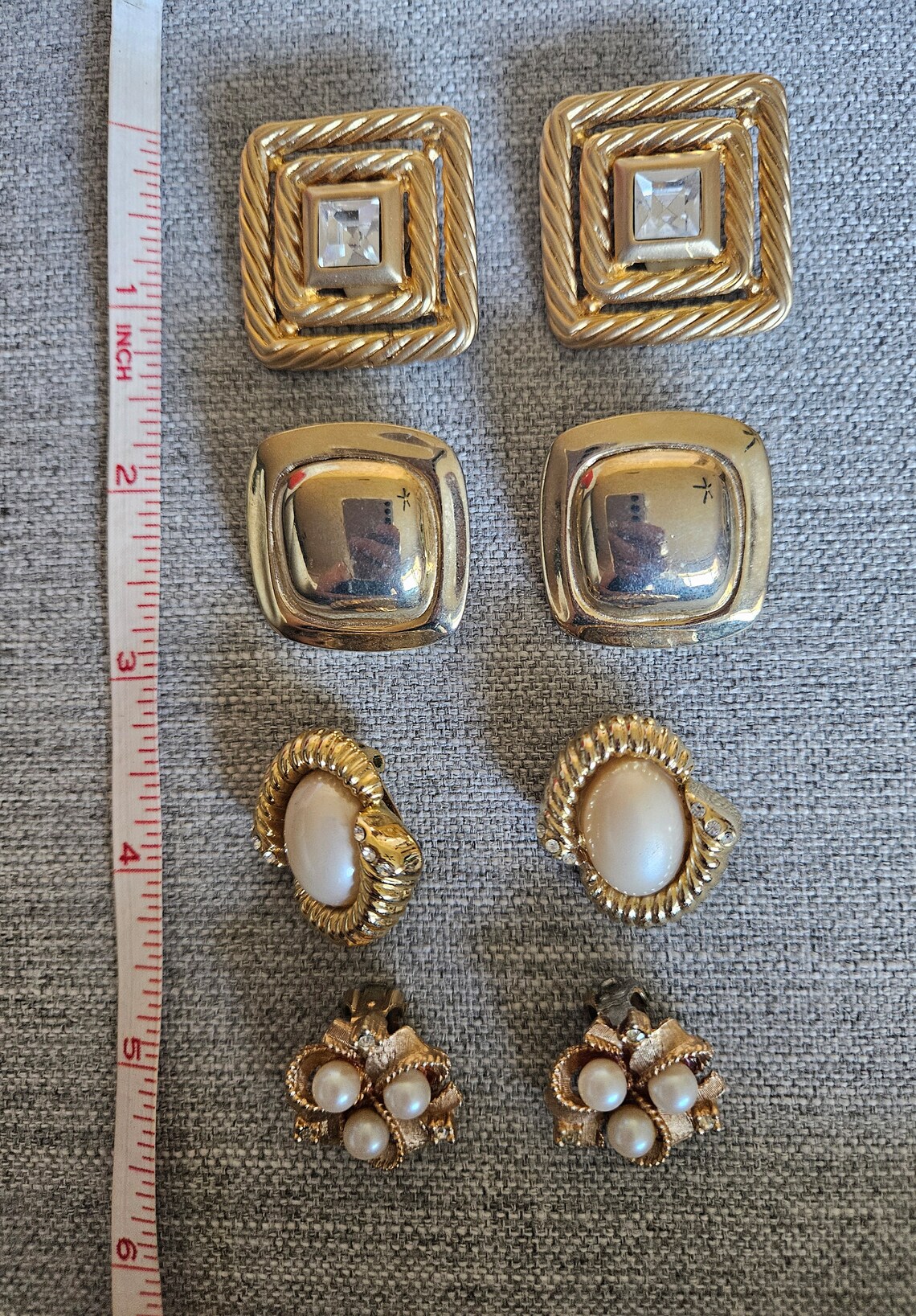 Lot of 12 Vintage Clip-on & Screw-back Costume Jewelry Earrings - Etsy