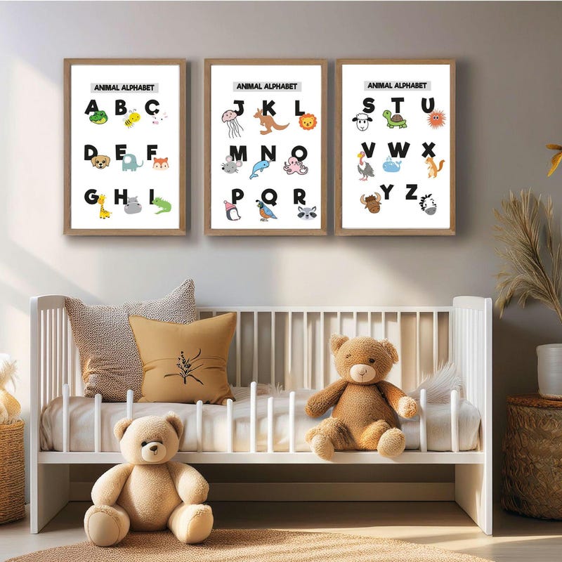 Animal Alphabet - Etsy