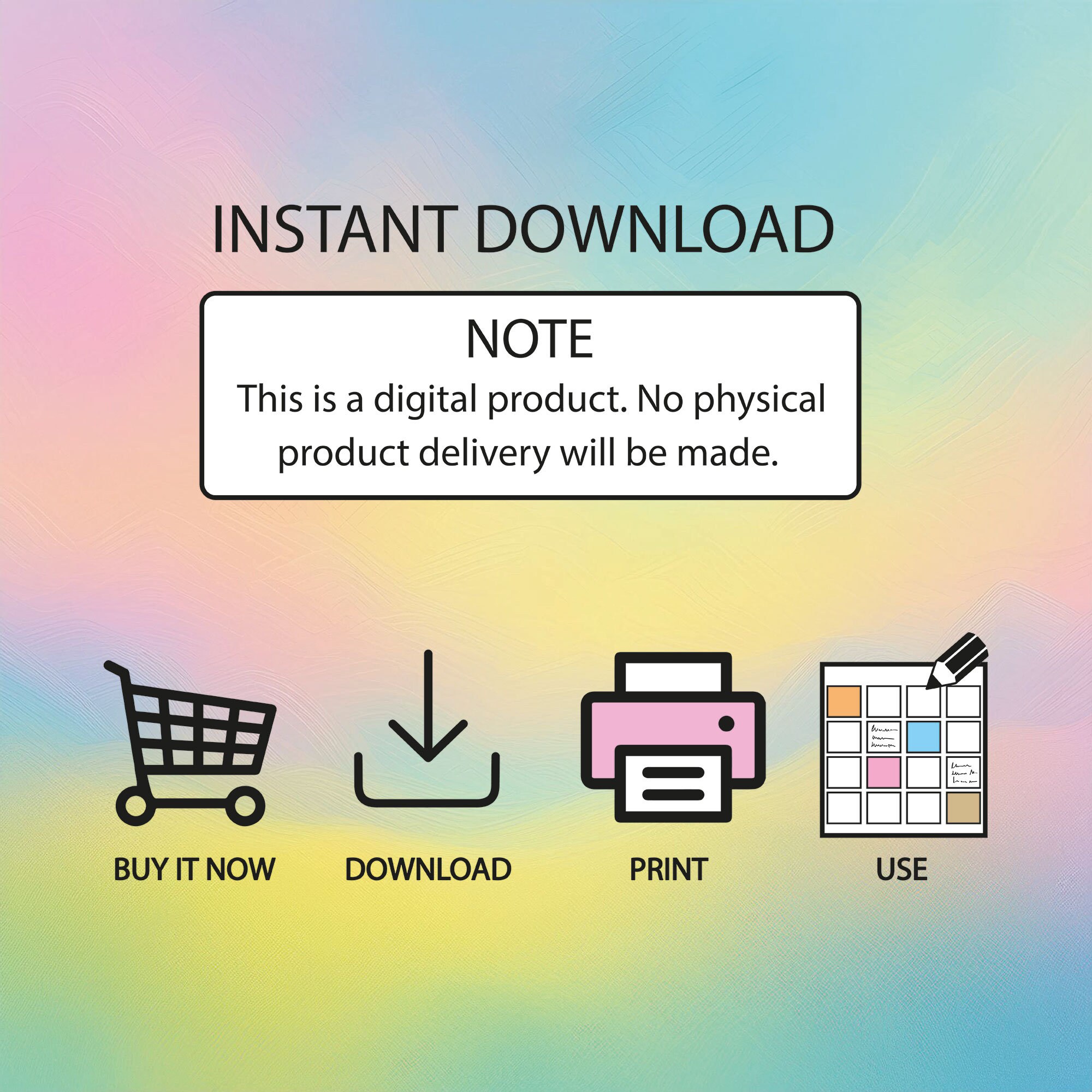 Printable Colors Learning Worksheets, Digital Preschool Activity for ...