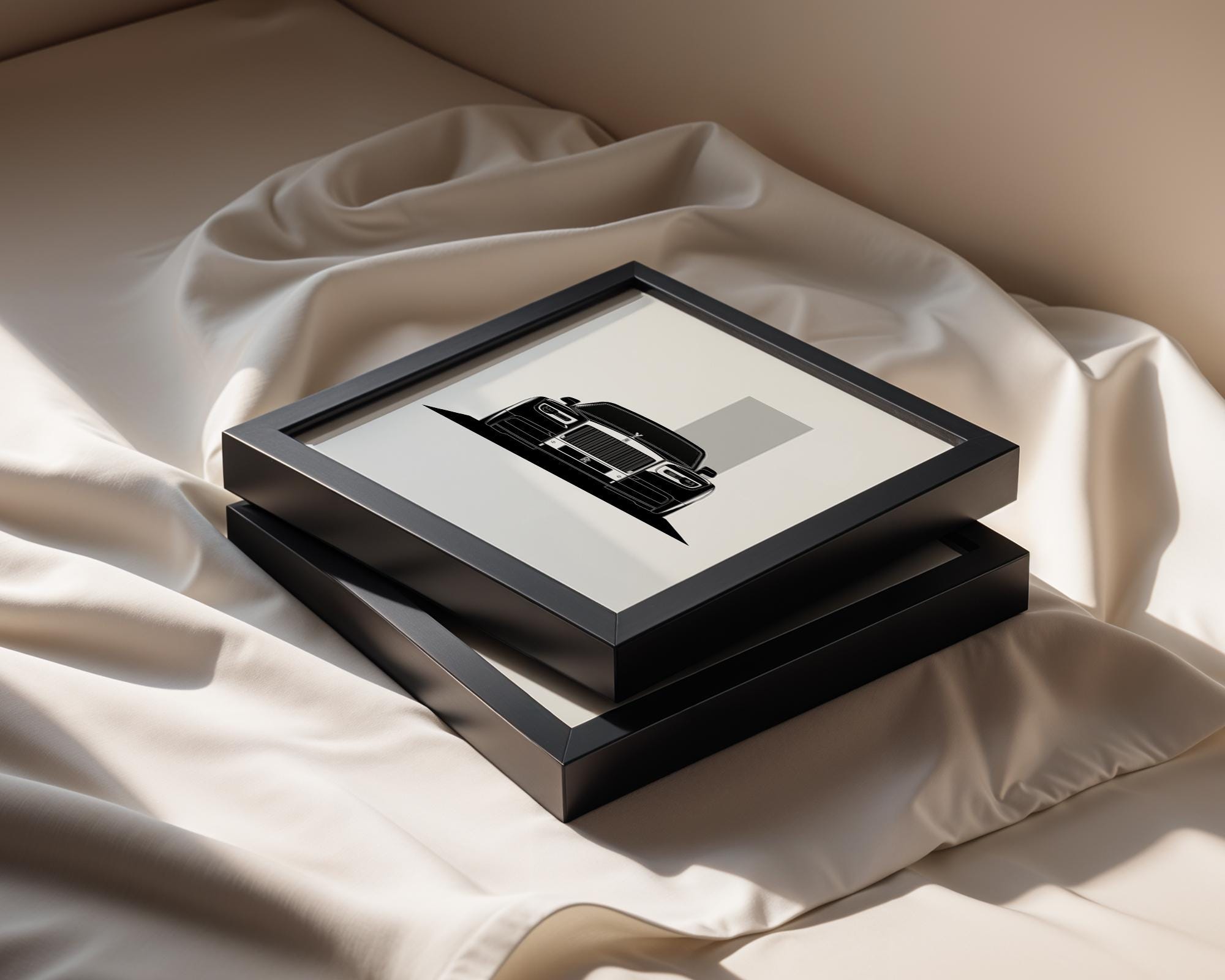 Rolls-royce Matte Vertical Poster, Luxury Car Wall Art, Black and White ...