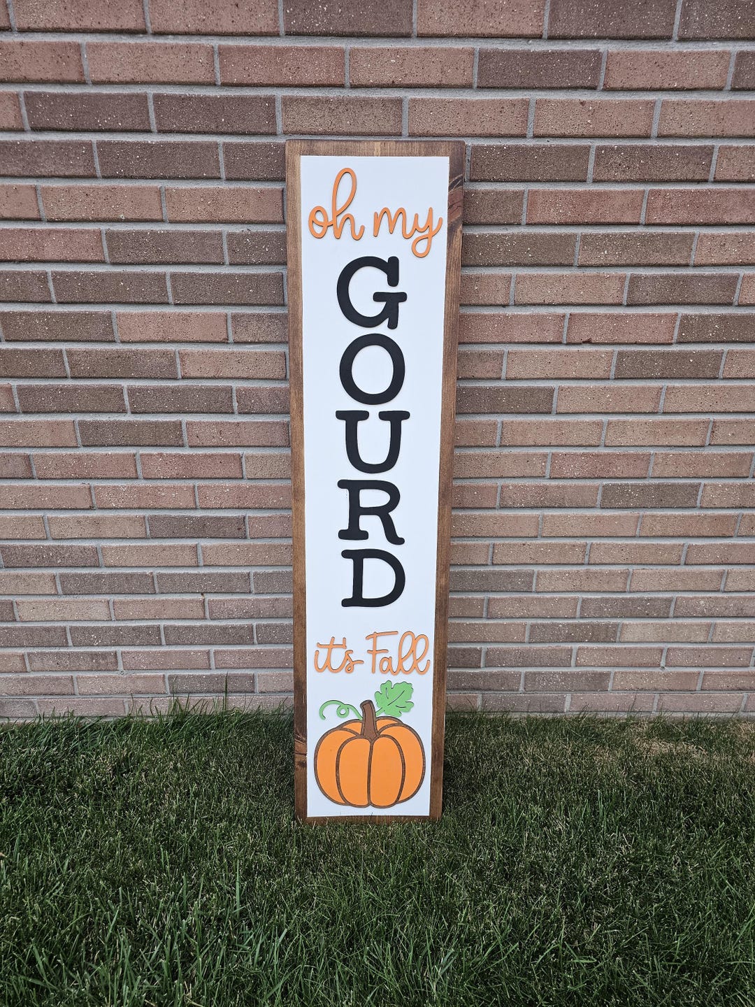 Fall Porch Leaner, Welcome Porch Sign, Front Door Sign, Leaning Porch ...