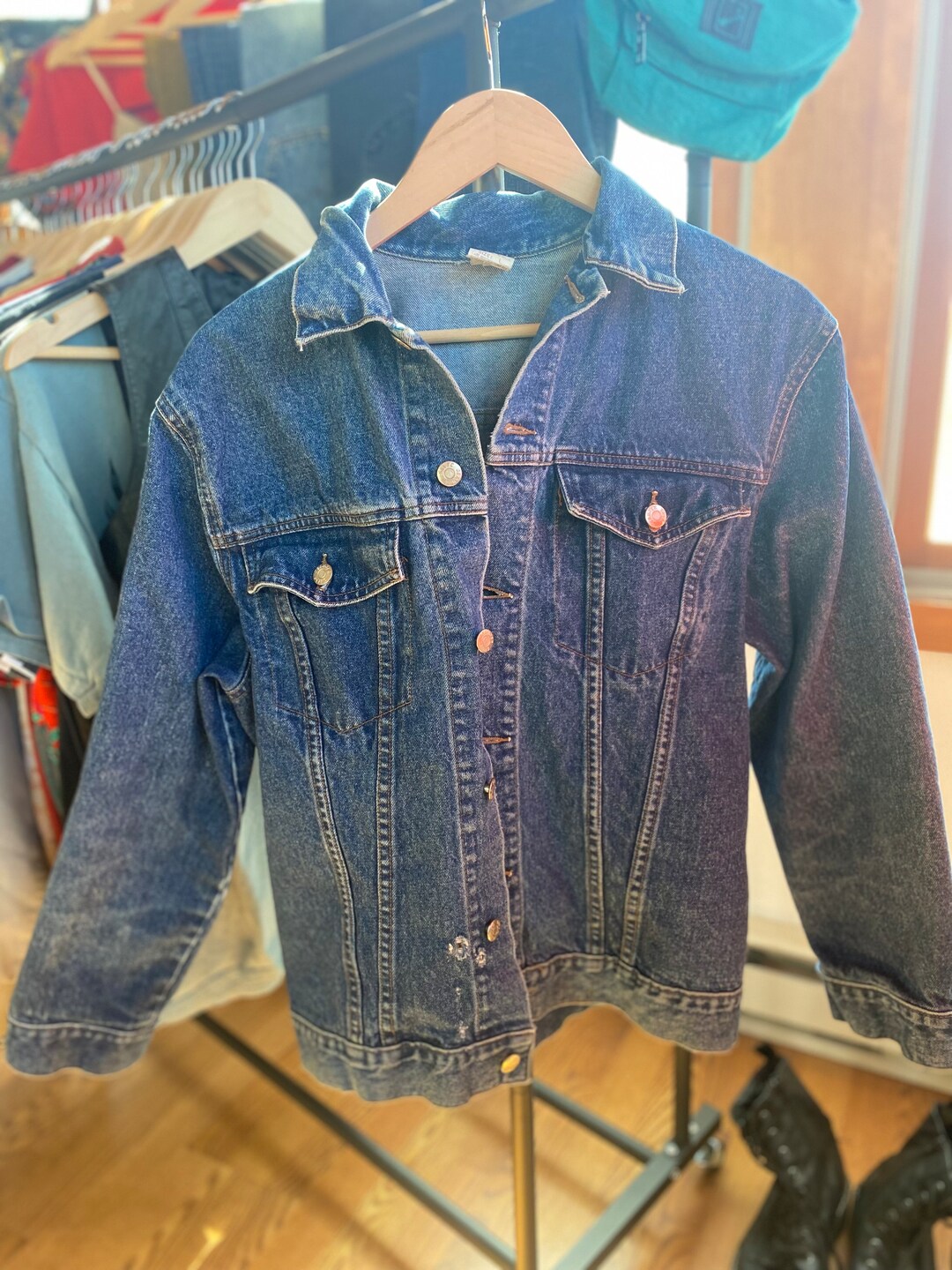 Made in Africa 1980s Vintage Jeanjer Quality Denim Jean Jacket - Etsy