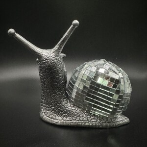 DISCO SNAIL SCULPTURE Retro Large Handmade Weird Funky Quirky Gift ...
