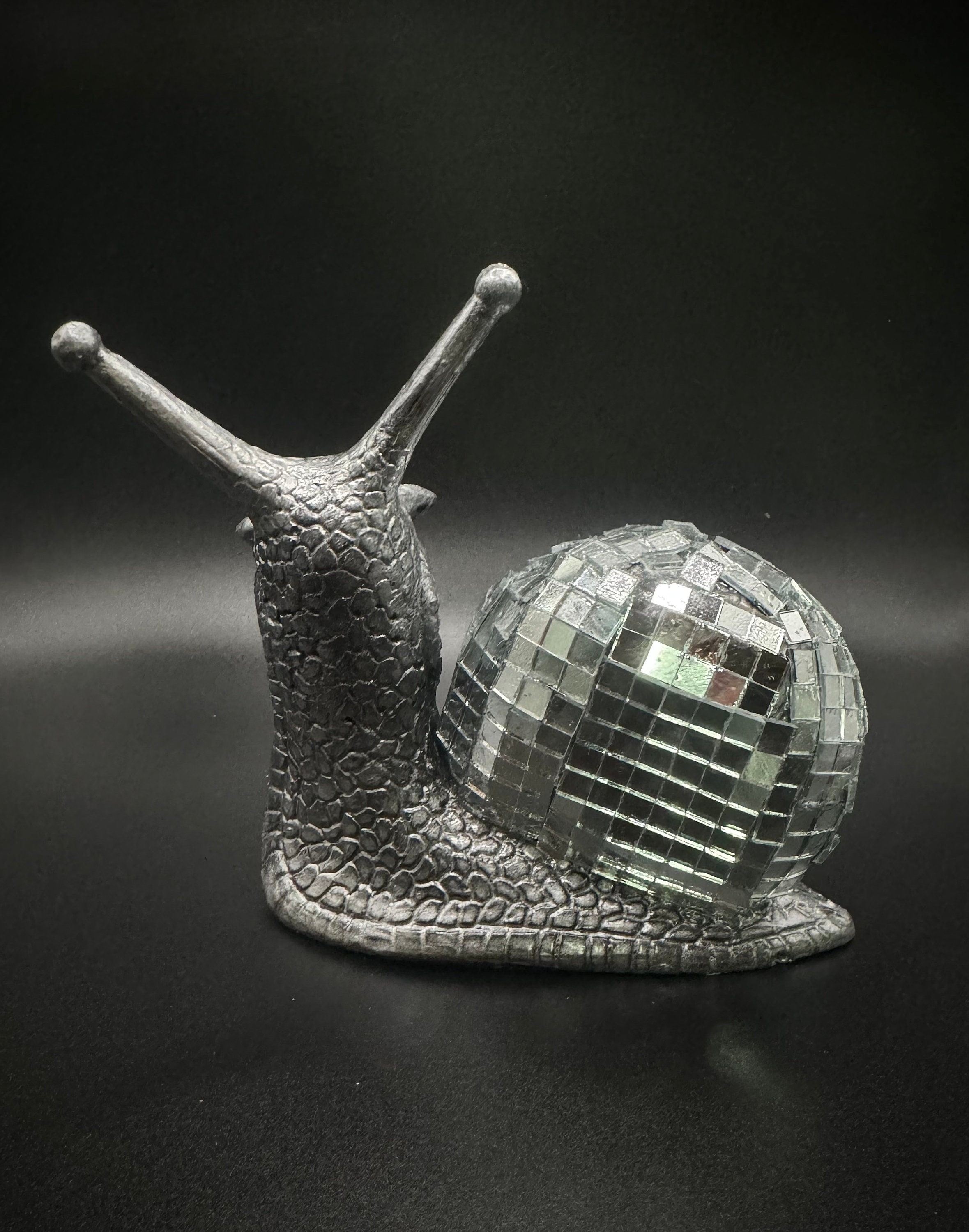 DISCO SNAIL SCULPTURE Retro Large Handmade Weird Funky Quirky Gift ...