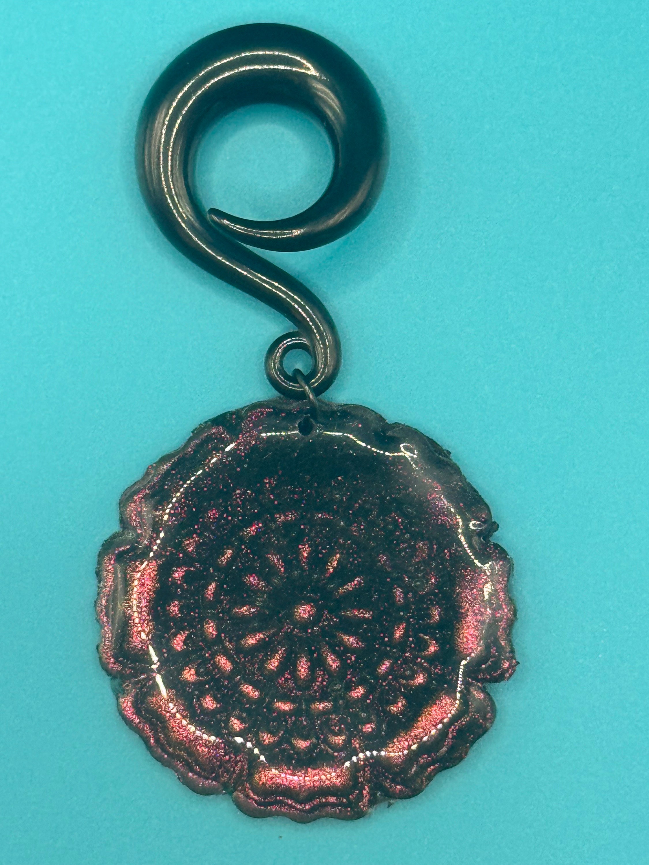 0g EAR WEIGHTS Color Shifting Statement Earring Dangles Hypoallergenic ...