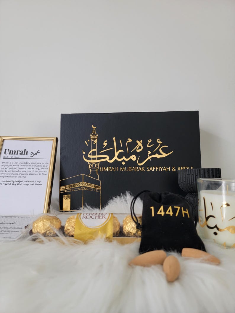 Personalised Umrah Gift Box | Hajj Gift Box | Islamic Gifts | Umrah ...