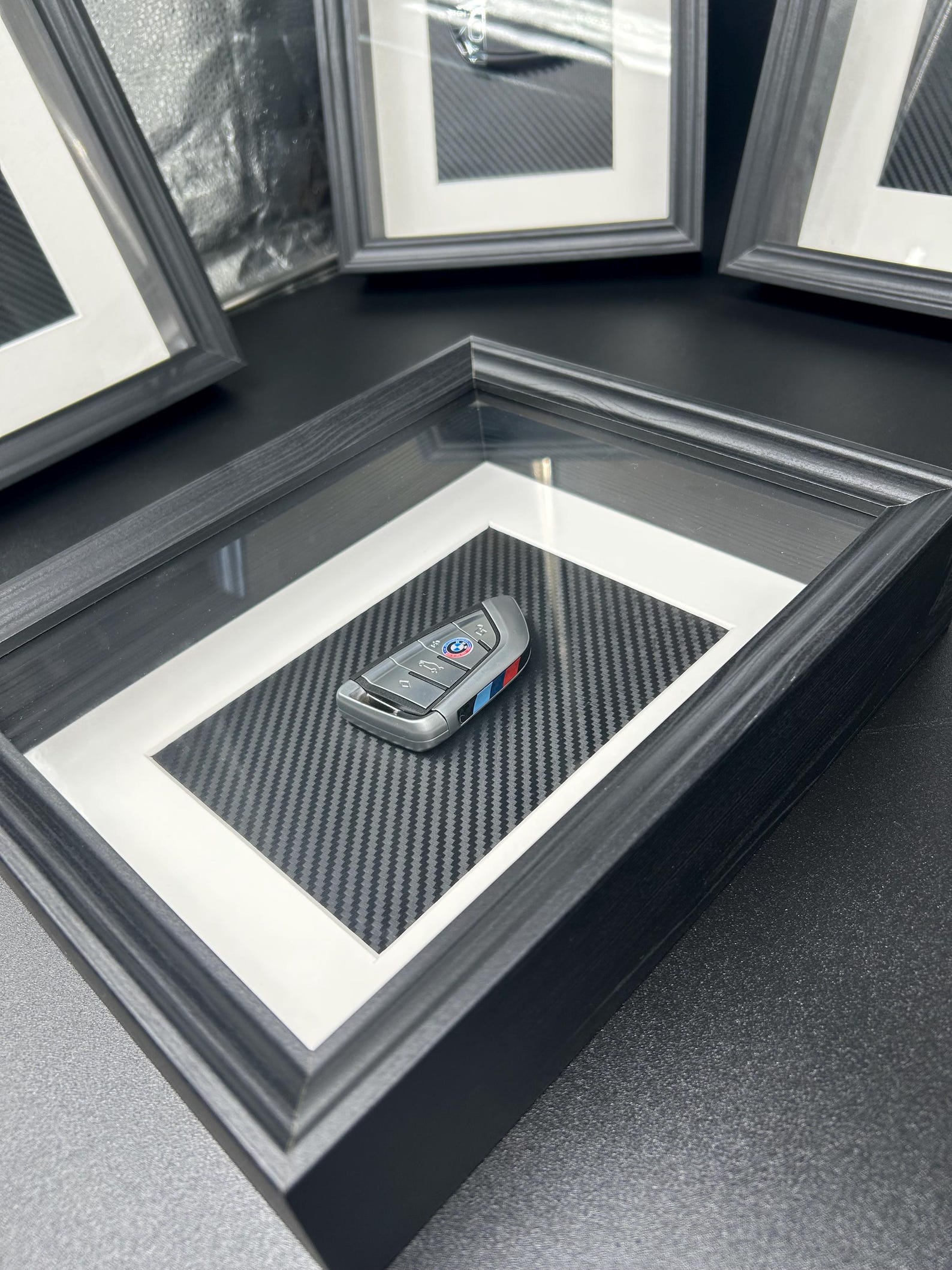BMW Framed Key Fob // Motivational // Super Car // Work Harder ...