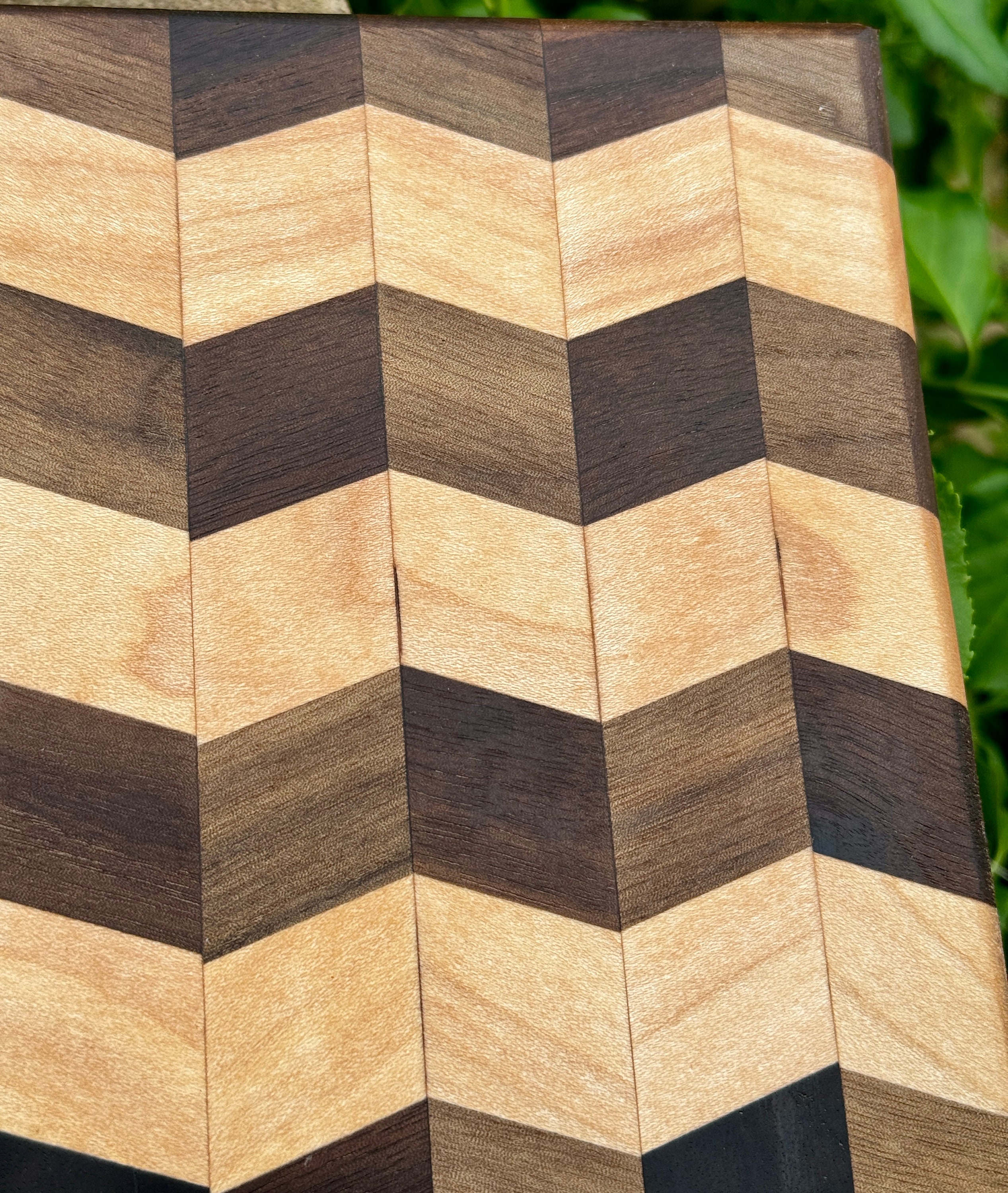 Exotic Wood Cutting Board - Wave Design Made With Black Walnut and ...