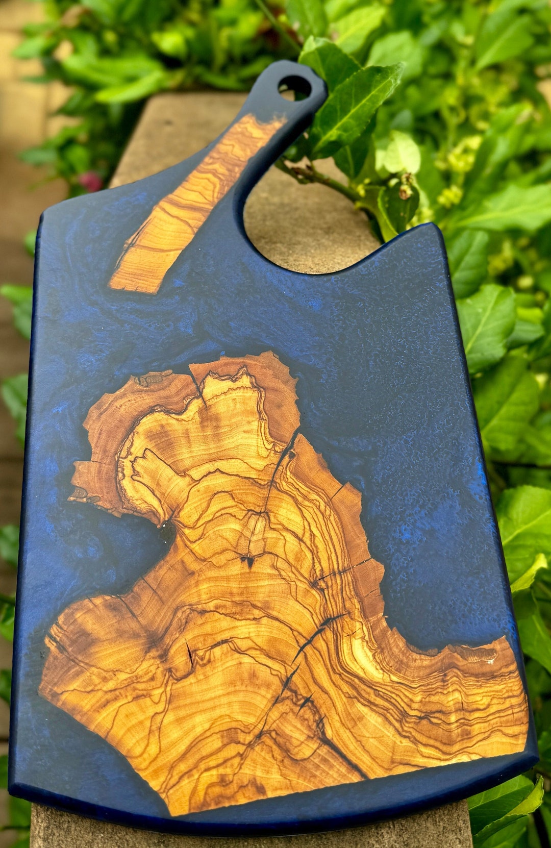 Exotic Wood and Epoxy Board (cutting Board, Charcuterie Board) With a ...