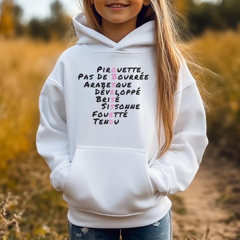 Dance Hoodie Gift for Ballet Dancer Youth Ballerina Sweatshirt Dance ...