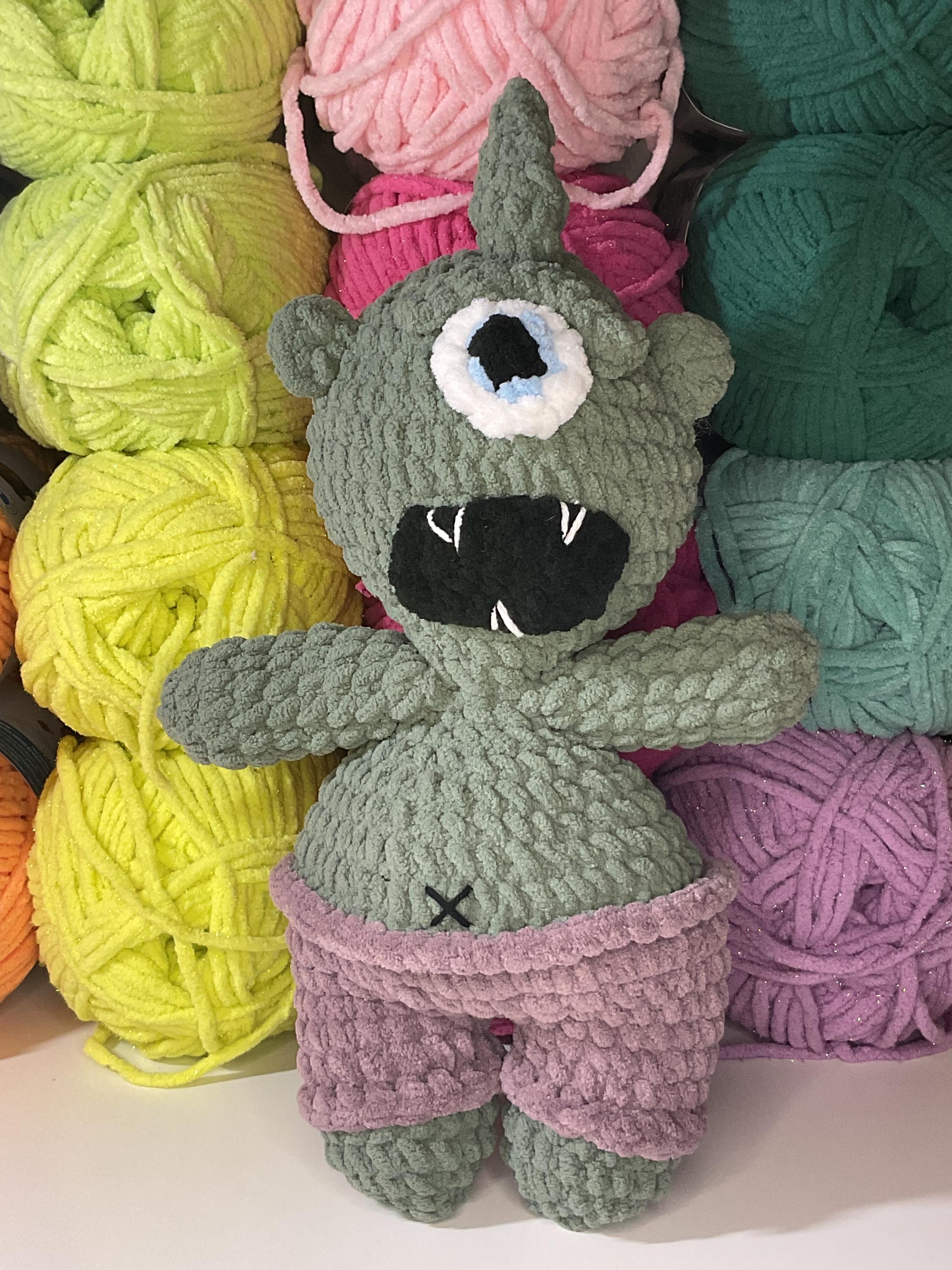 Chubby Cyclops Crochet Pattern - Etsy