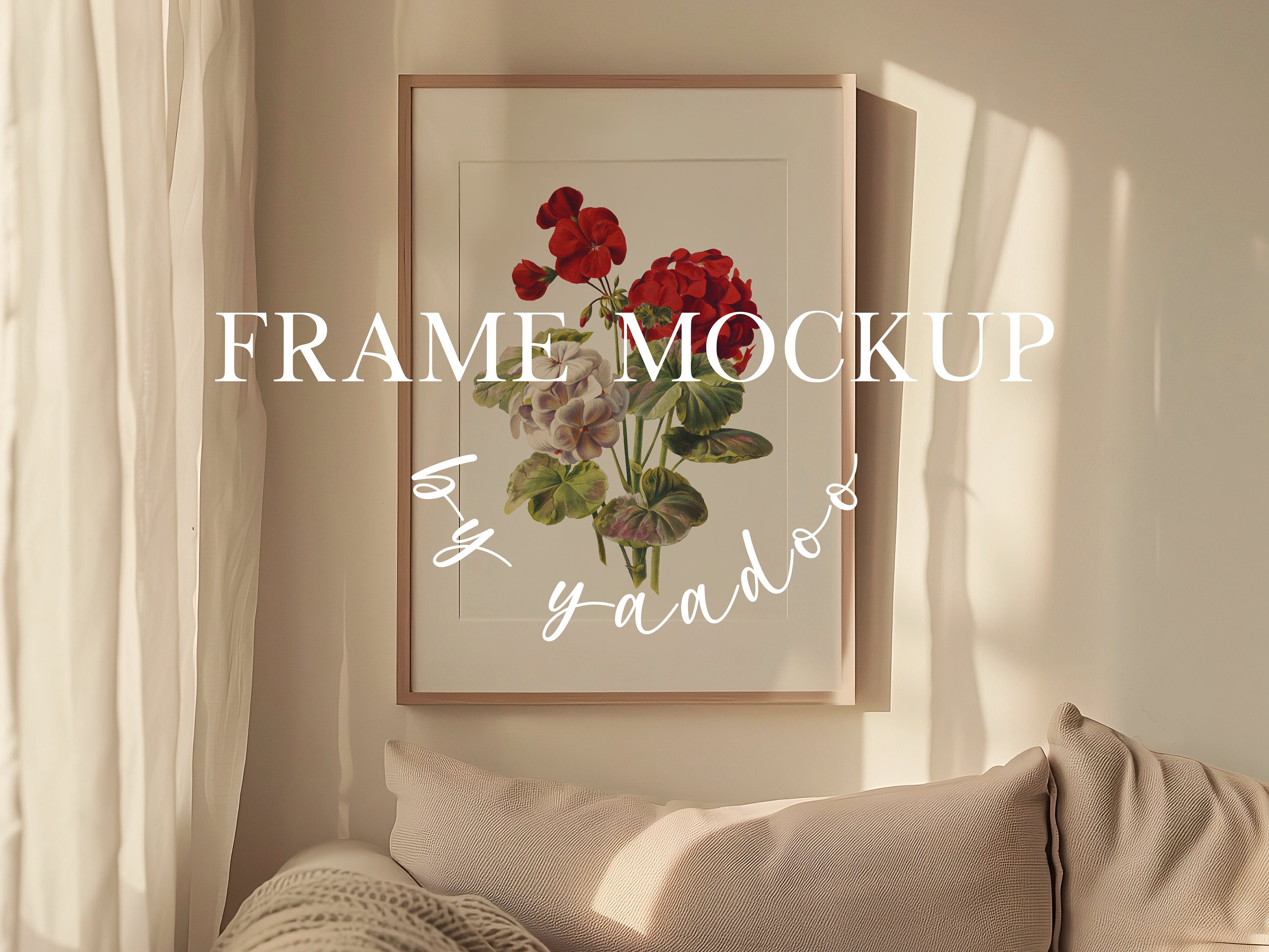 DIN A Vertical Frame Mockup in Home Interior,frame Mockup,template for ...