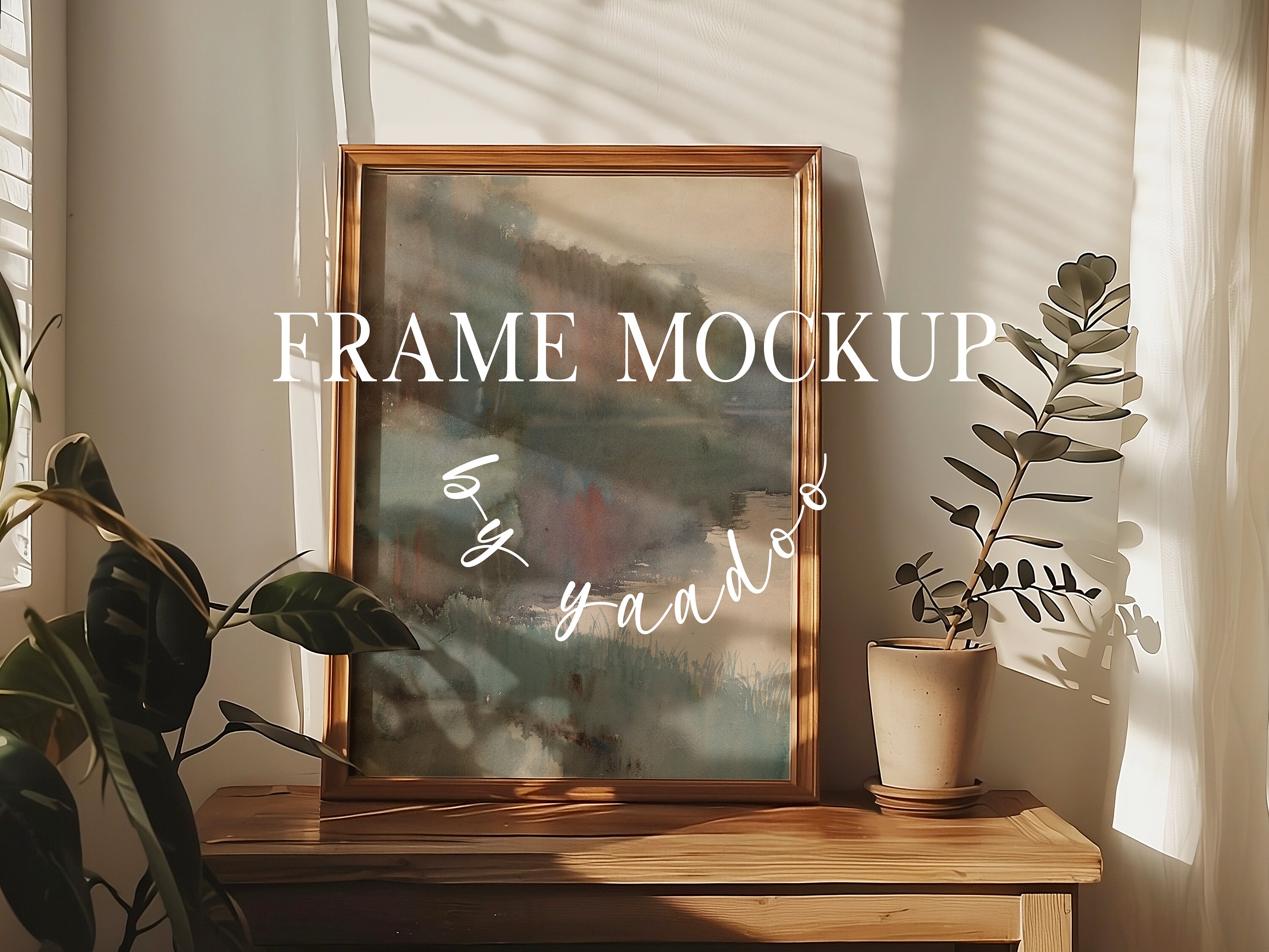 DIN A Vertical Frame Mockup in Home Interior,frame Mockup,template for ...