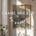 DIN A Vertical Frame Mockup, Frame Template for Photoshop, Wood Frame ...