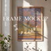 DIN A Vertical Frame Mockup, Frame Template for Photoshop, Wood Frame ...