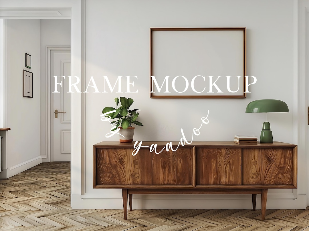 DIN A Horizontal Frame Mockup, Frame Template for Photoshop, Landscape ...