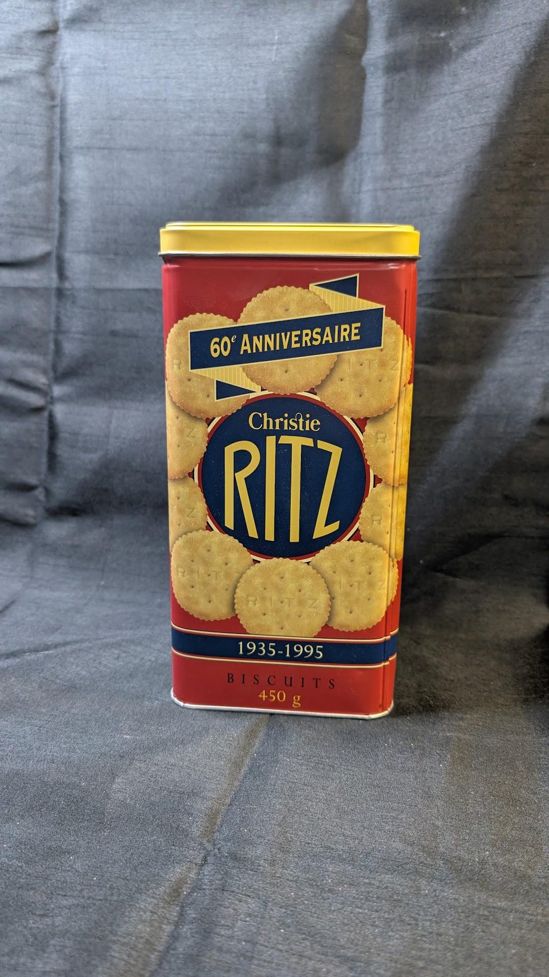Vintage Ritz Cracker Tin // 1995 Anniversary Edition // Retro Kitchen ...