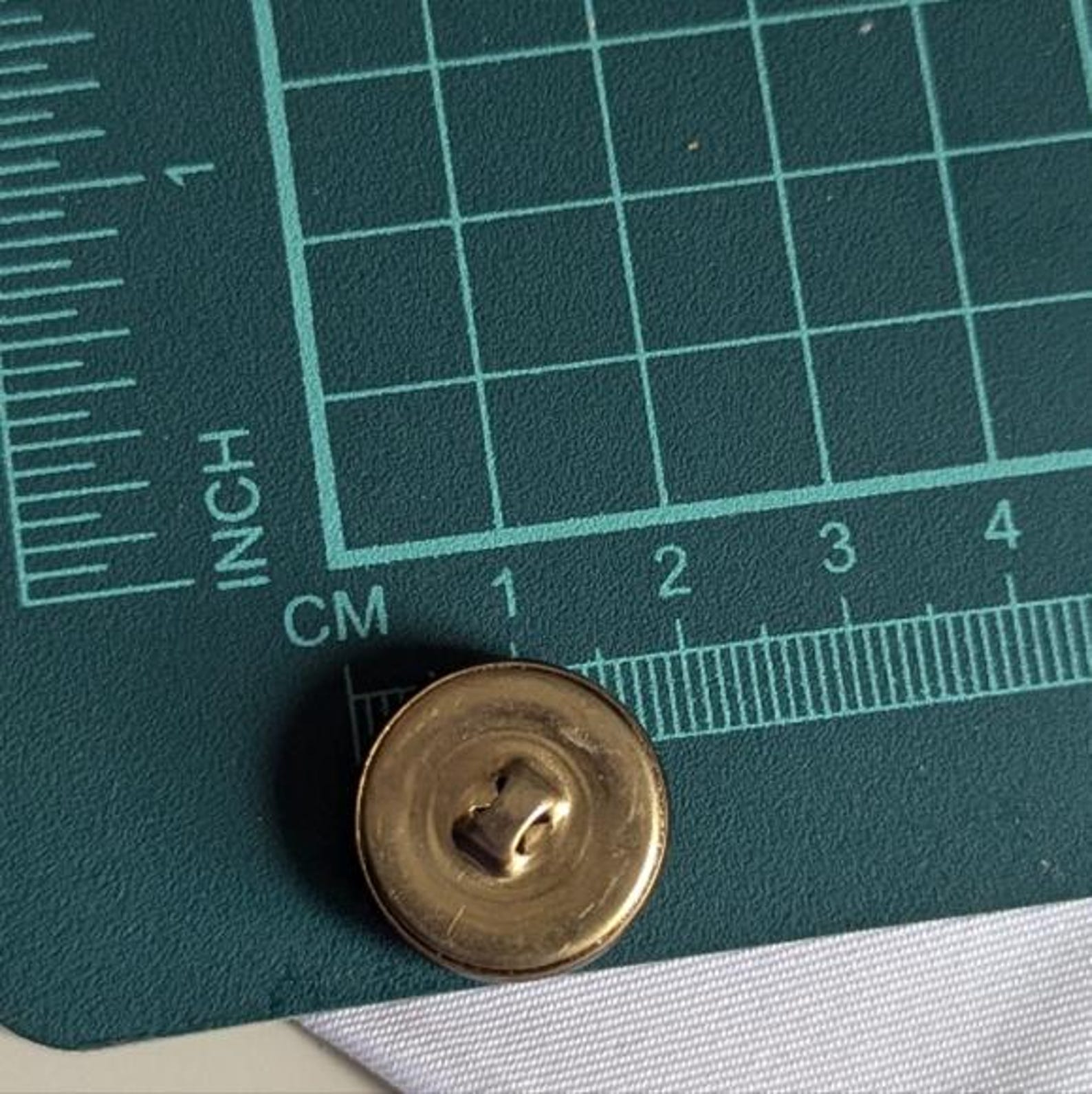 Vintage Reproduction Brass Crest Buttons 5 Total - Etsy