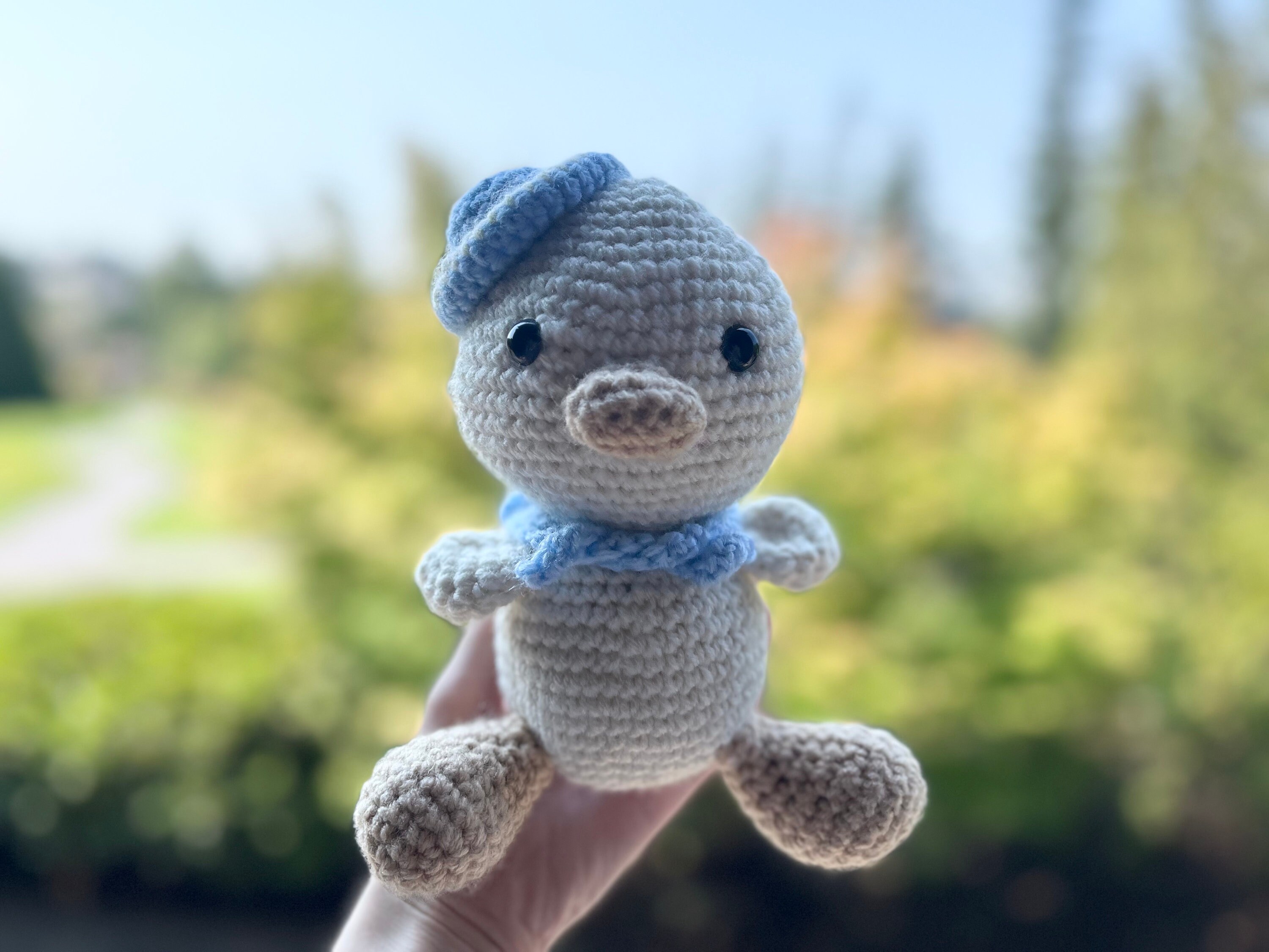 Amigurumi Sailor Duck crocheted Stuffed Animal - Etsy